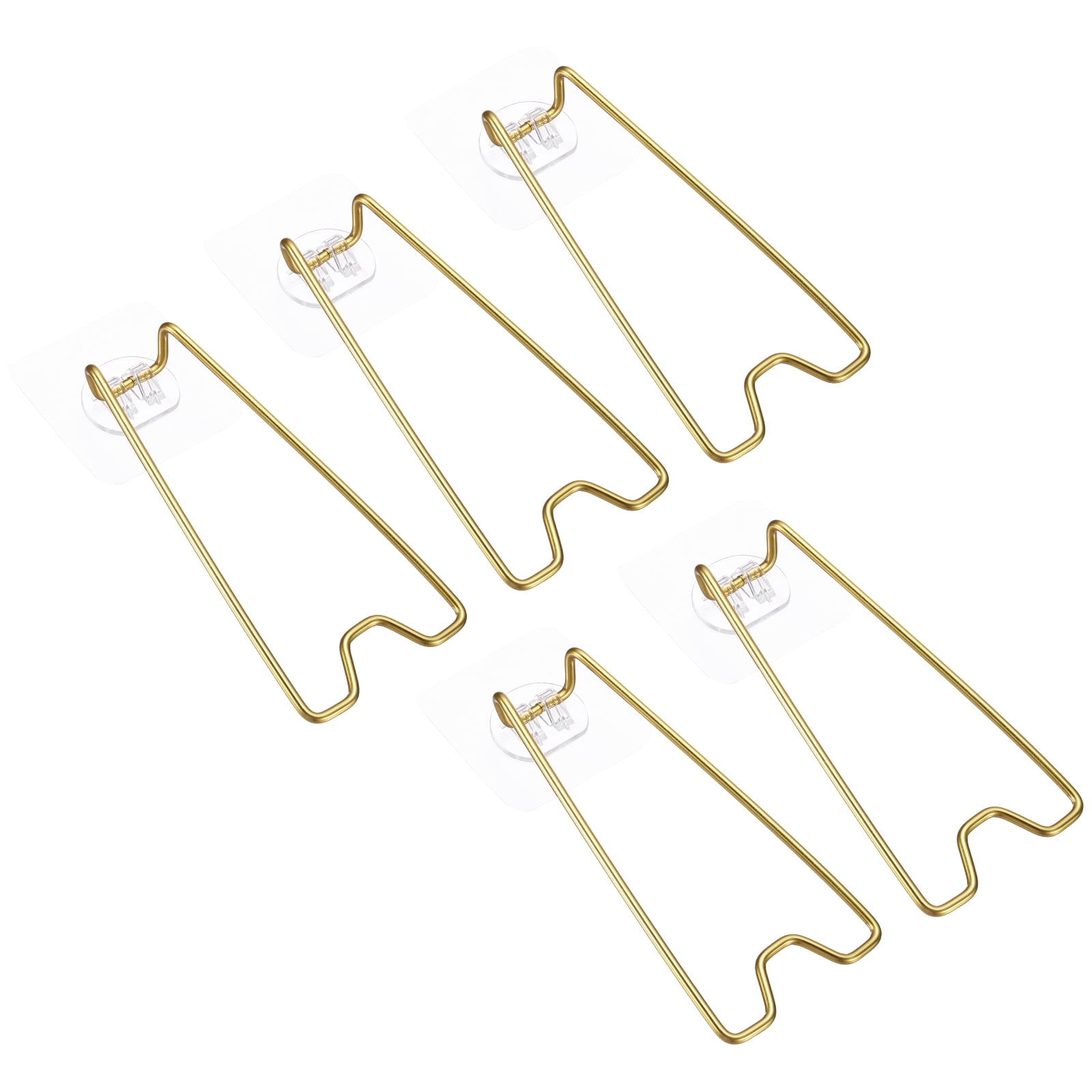 Uxcell 5.1" Adhesive Easel Back, 5 Pcs Metal Picture Frame Back Stand ...
