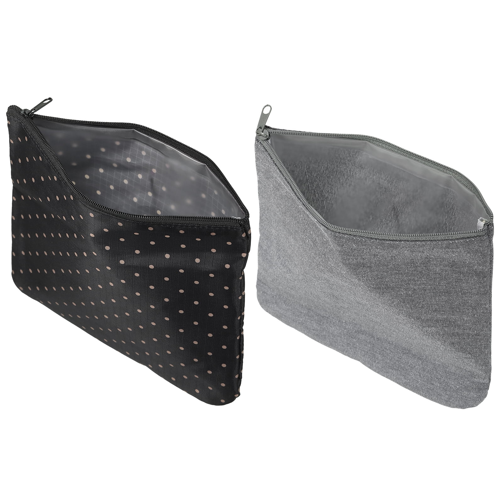 Uxcell 5.1 x 7.7inch Fabric Reusable Snack Sandwich Bags Zipper Lunch ...