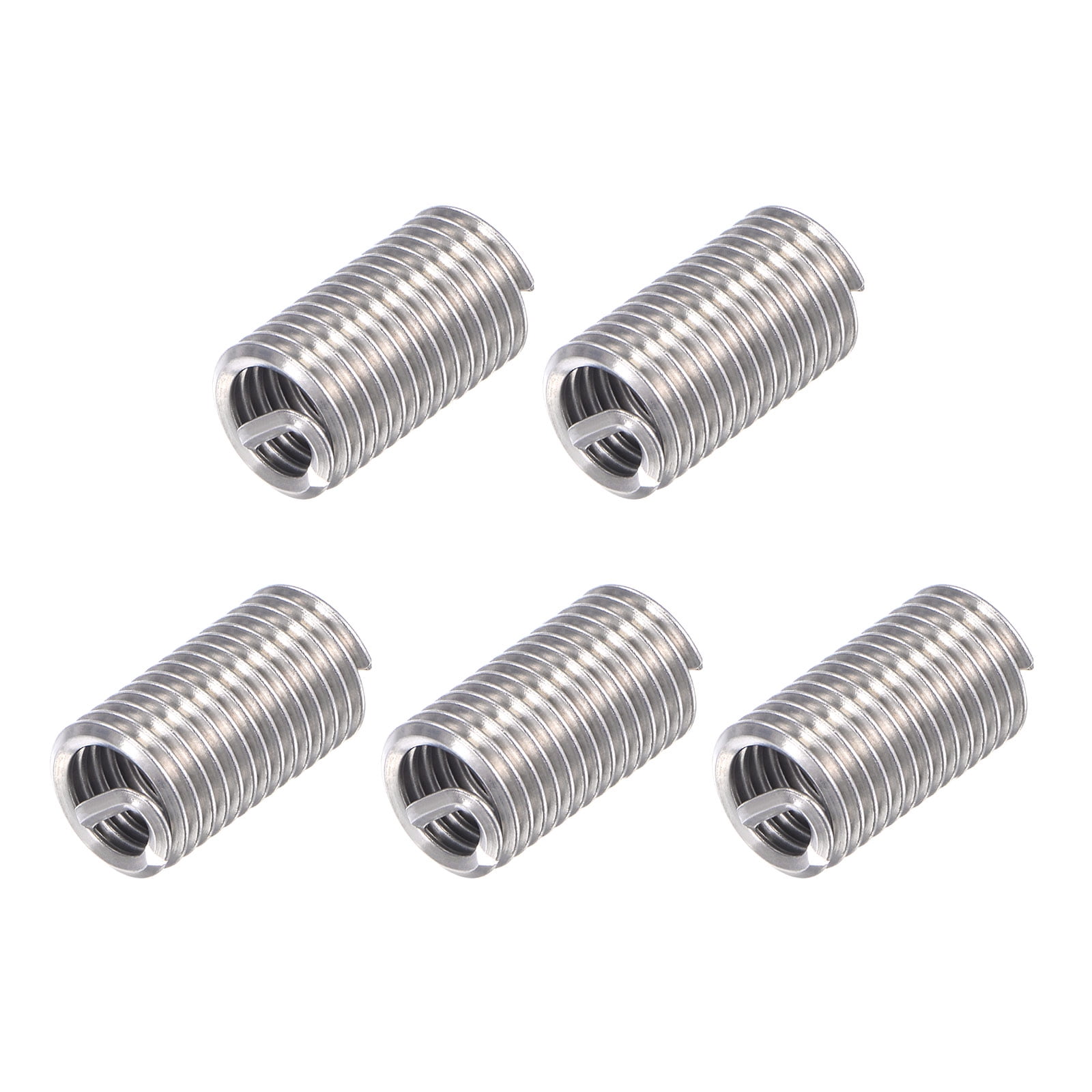 Uxcell 5/16-18 UNC 3.0D 304 Stainless Steel Wire Thread Inserts Screw ...