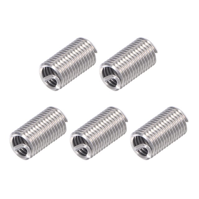 Uxcell 5/16-18 UNC 3.0D 304 Stainless Steel Wire Thread Inserts Screw ...