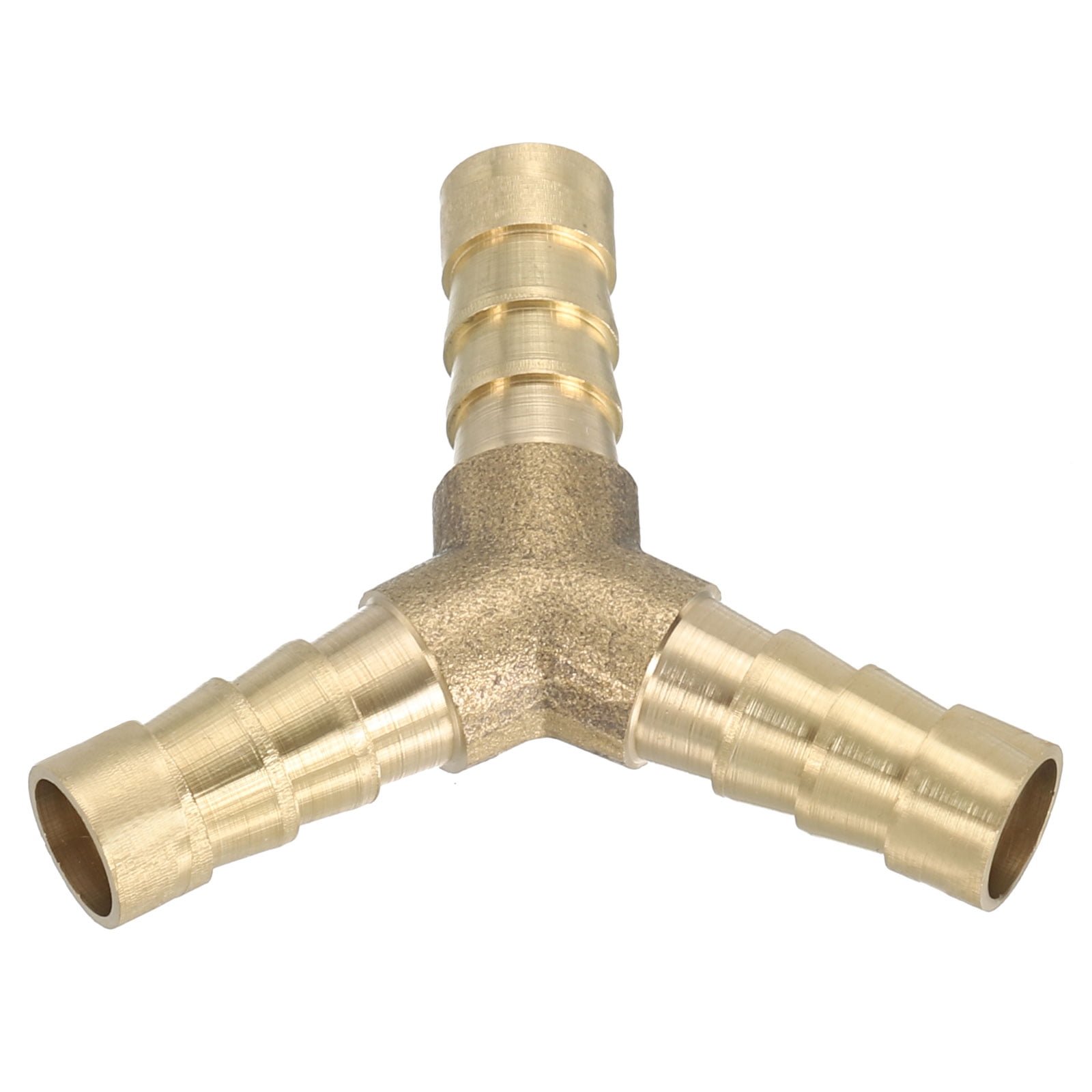 Uxcell 5/16" Brass Hose Barb Fitting, Y Type Barb Union Fittings Metals ...