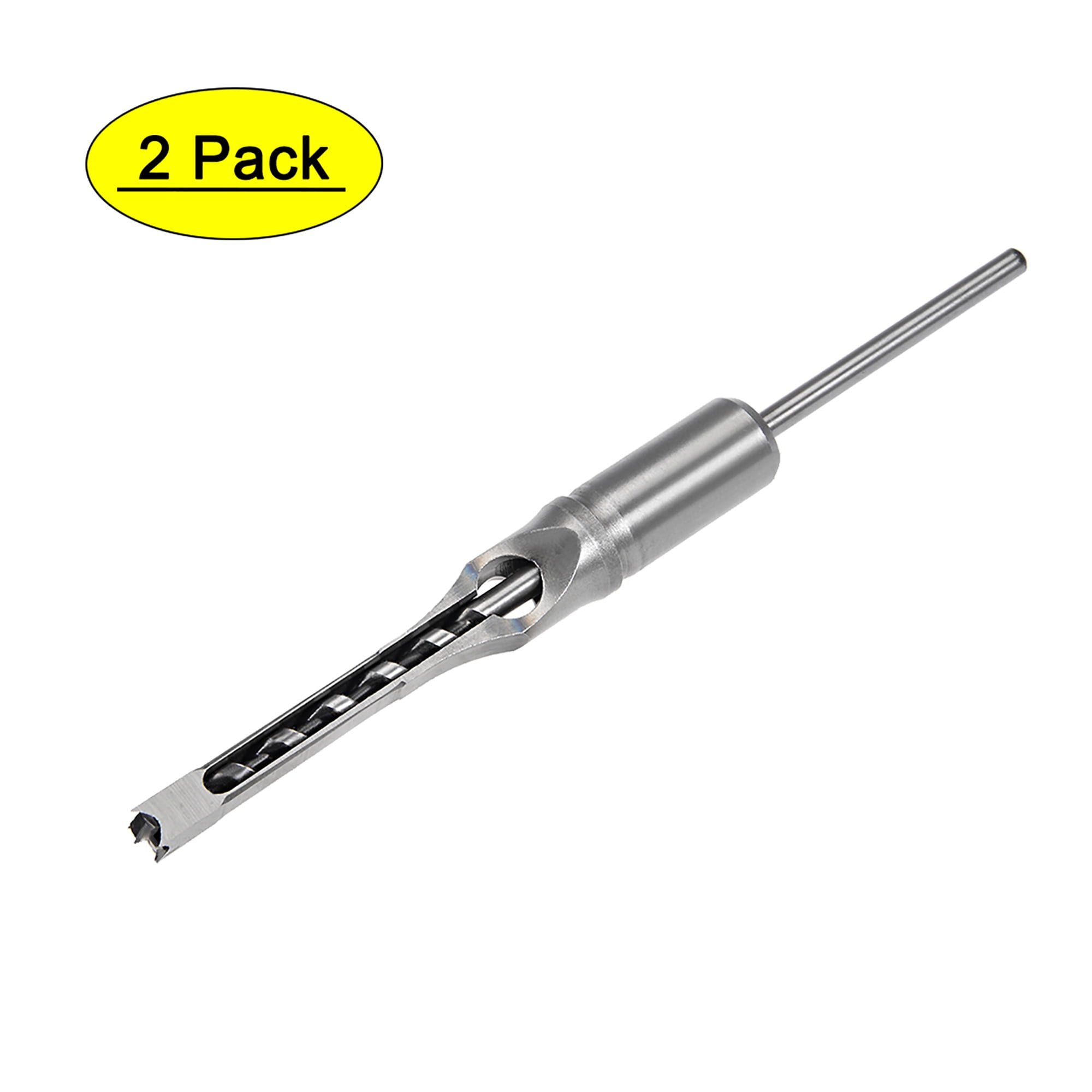 Uxcell 5/16" Hollow Chisel Mortiser Carbon Steel Square Hole Drill Bit ...