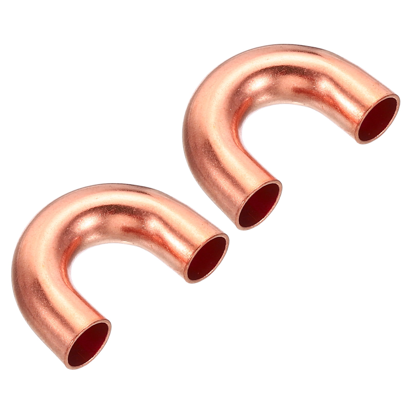 Uxcell 5/16 Inch OD 28x19mm Elbow Copper Pipe Fitting 180 Degree U ...