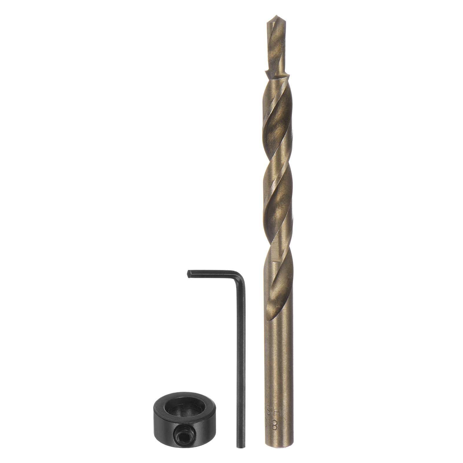 Uxcell 5/16" Round Shank Pocket Hole Drill Bit 13/64" Tip W M8 Depth ...