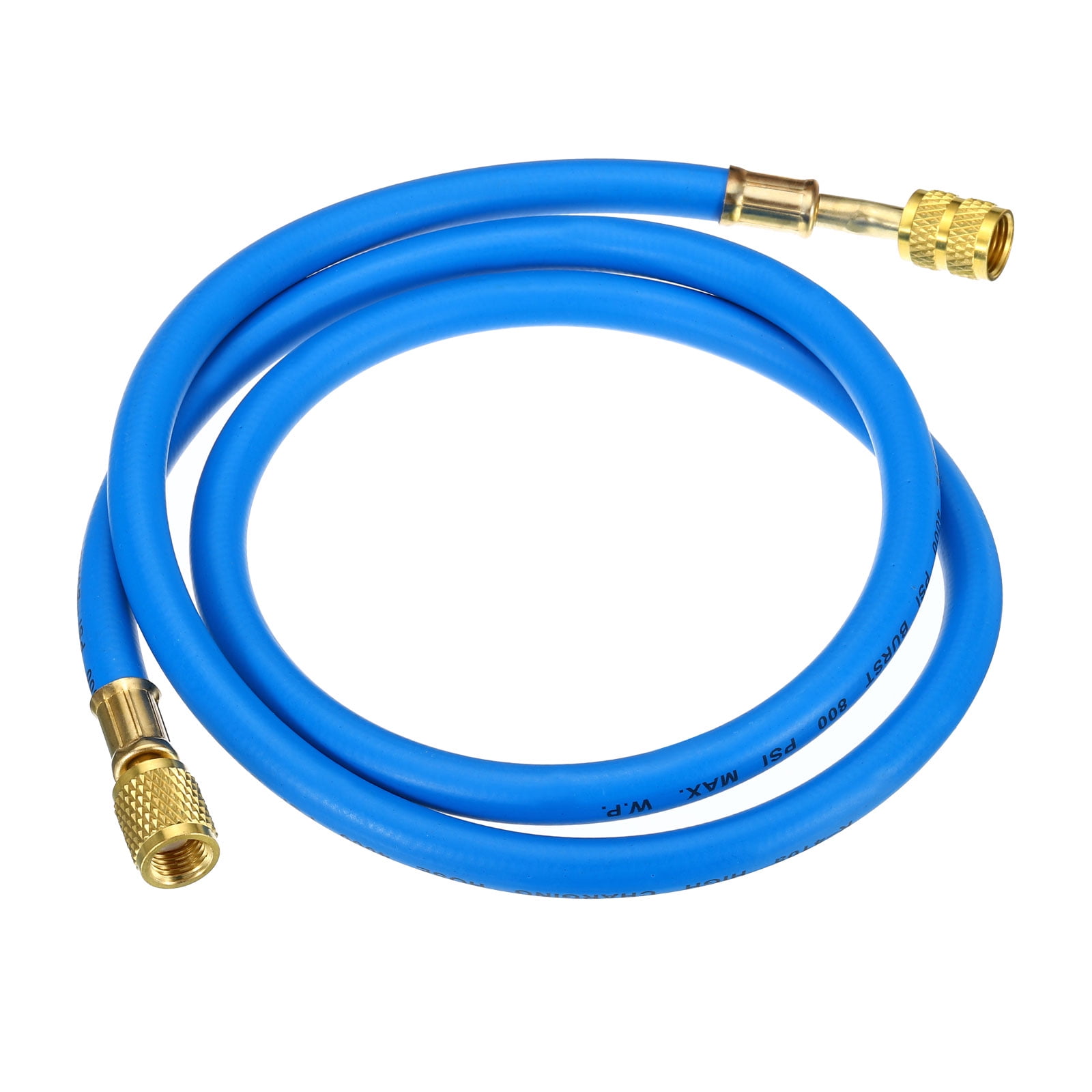 Uxcell 5/16 SAE to 1/4 SAE Refrigerant Charging Hose 3.9ft 800PSI HVAC ...