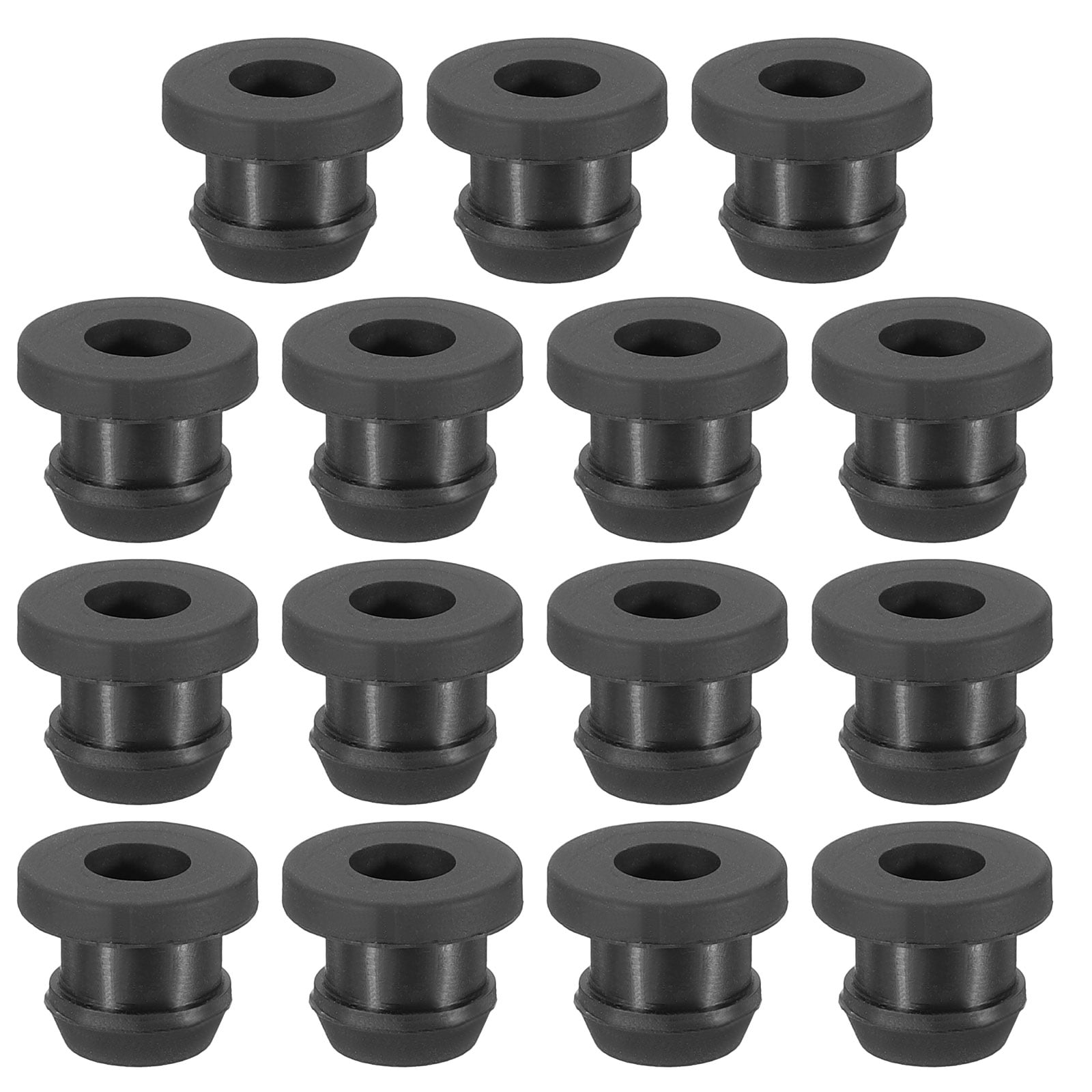 Uxcell 5/16 inch DH Rubber Grommets, 15Pcs Top Hat Grommet for Wiring ...