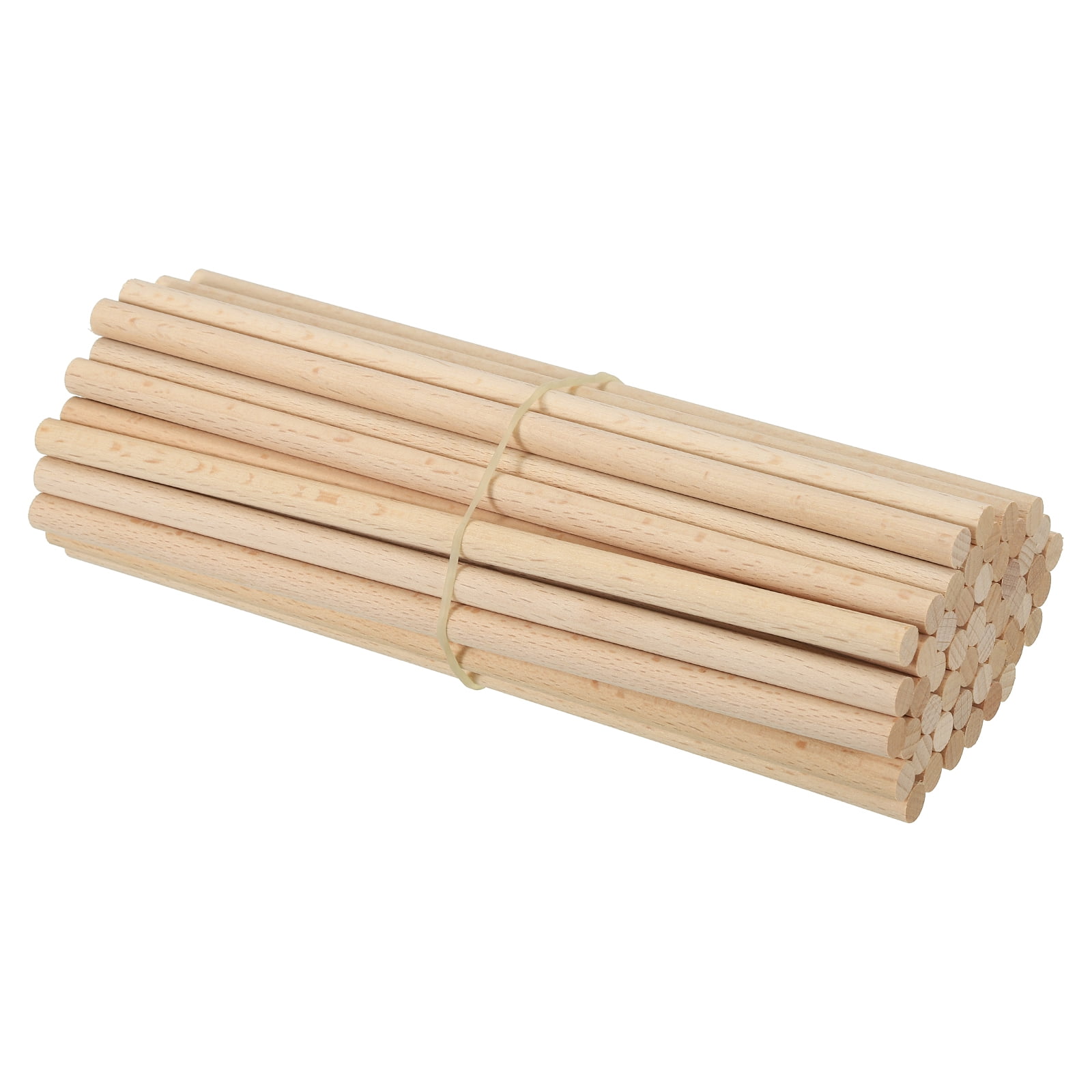 Uxcell 5/16 x 8 Inch Dowel Rods Wood Sticks Unfinished Wooden Dowel ...