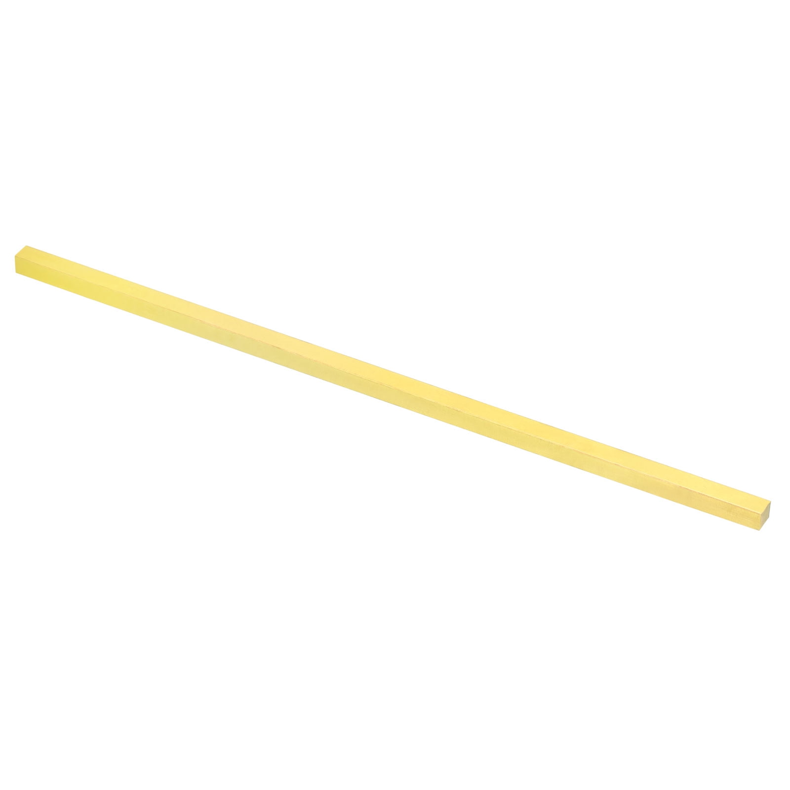 Uxcell 5/16x5/16x12" H59 Brass Flat Bar, Solid Square Mill Stock, Brass ...