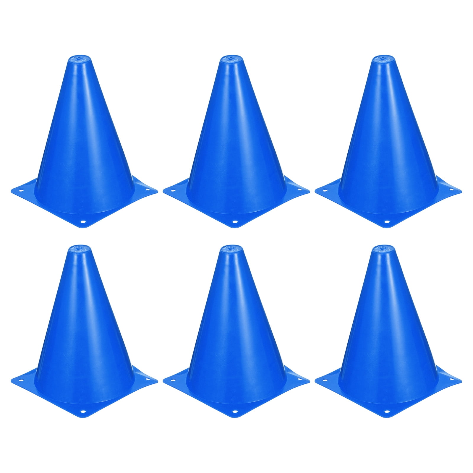 Uxcell 5.1x7.1" Soccer Training Cones, Plastic Flexible Agility Field ...