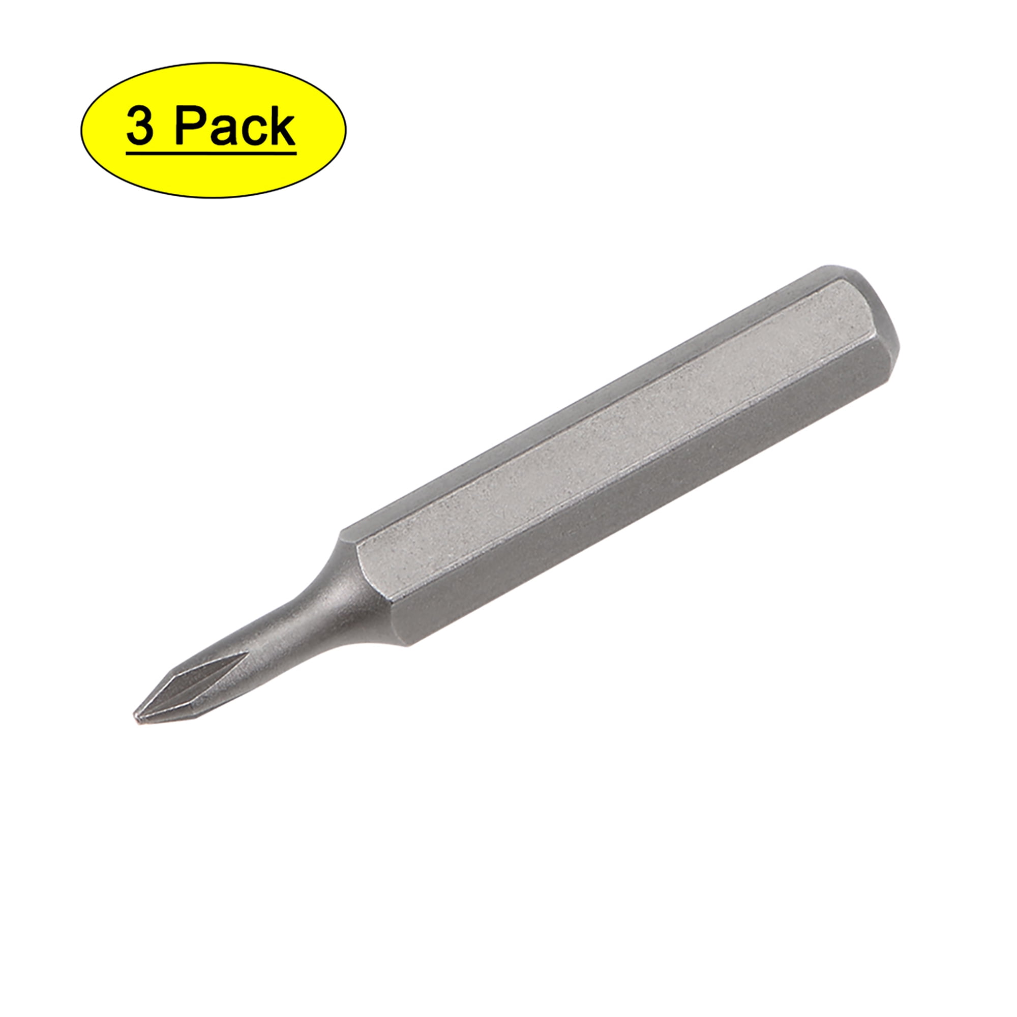 Uxcell 5/32" Hex Shank 1.1" Length #000 Magnetic Screwdriver Bit S2 ...
