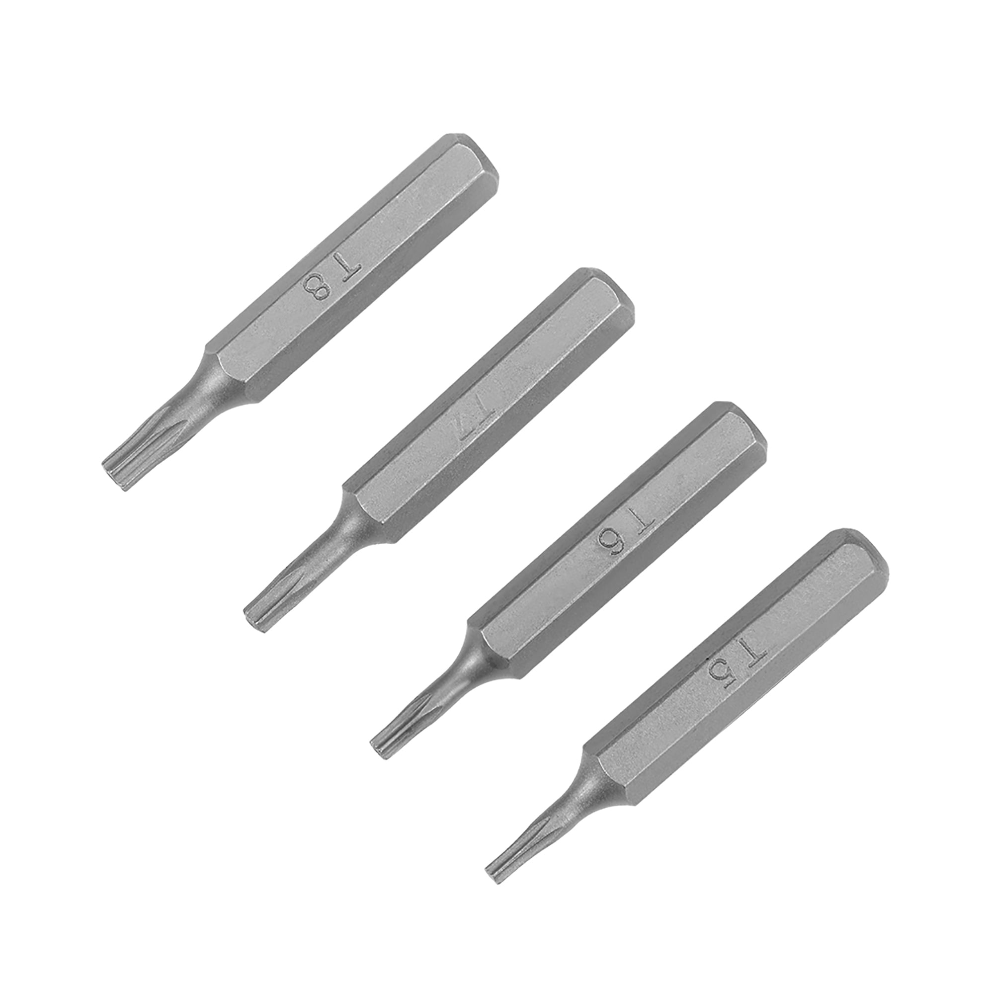 Uxcell 5/32" Hex Shank 1.1" Length T5 T6 T7 T8 Magnetic Torx ...