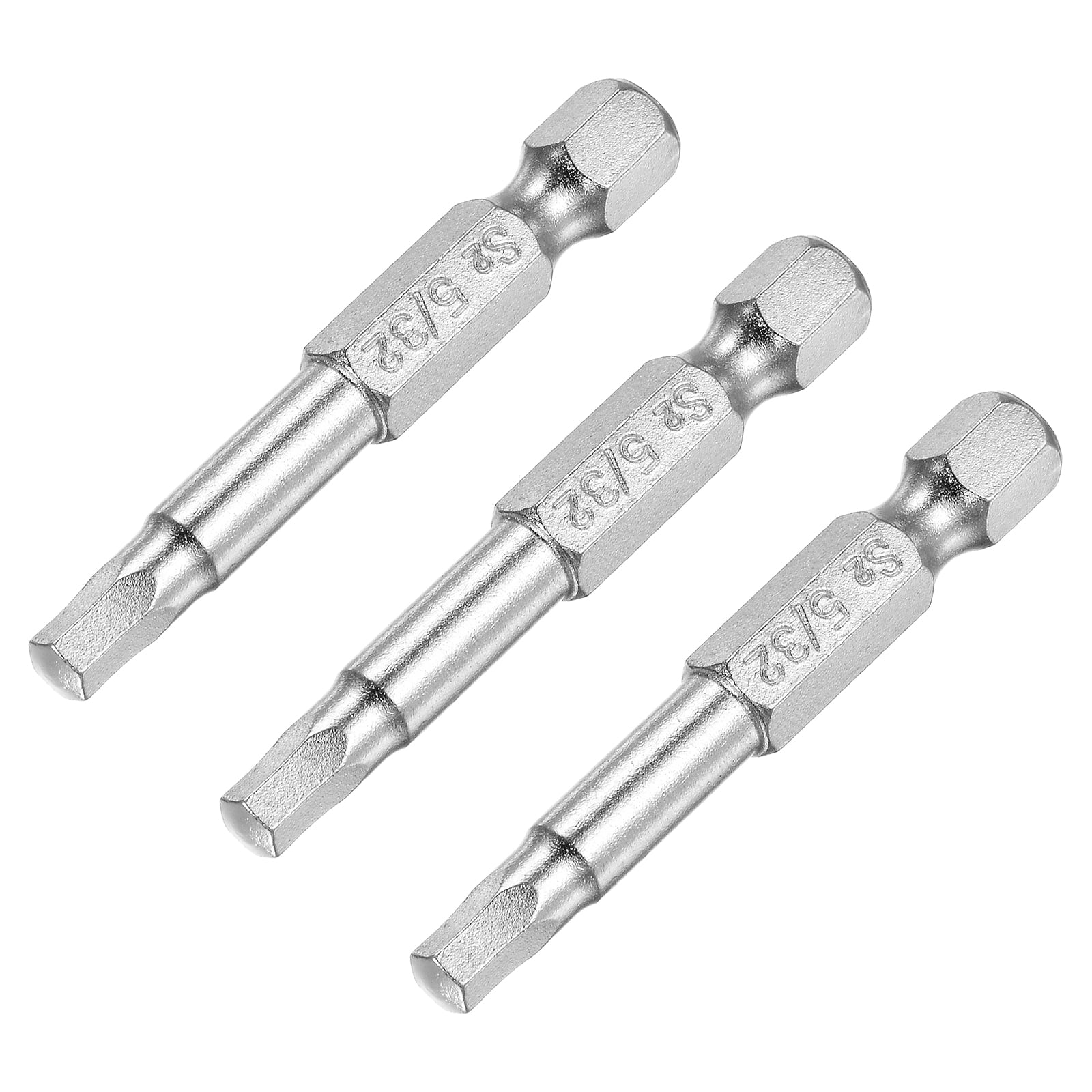 Uxcell 5/32" Magnetic Hex Head Screwdriver Bit, 1/4" Hex Shank 2 ...