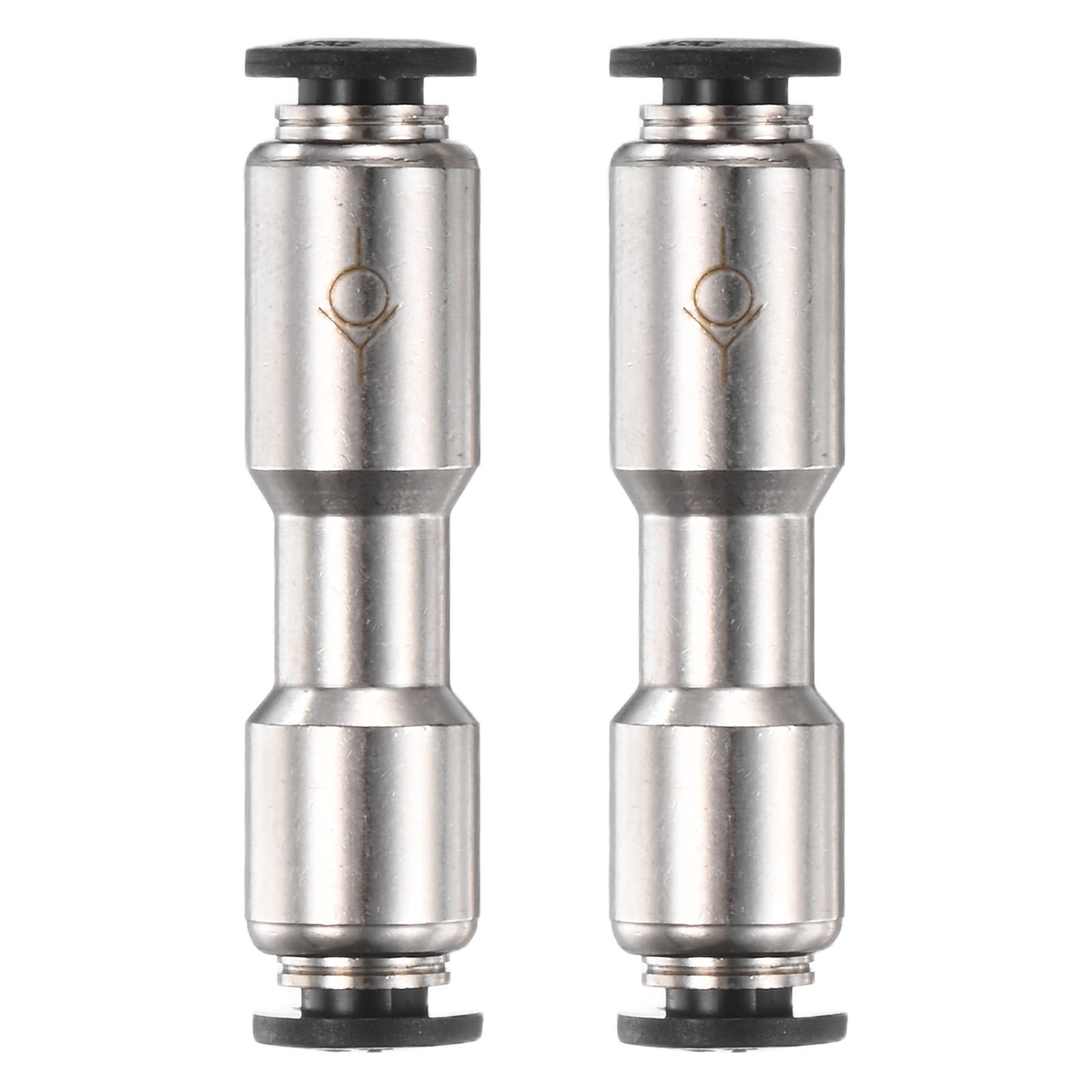 Uxcell 5/32" OD Check Valve, Nickel Plated Brass Push to Connect ...