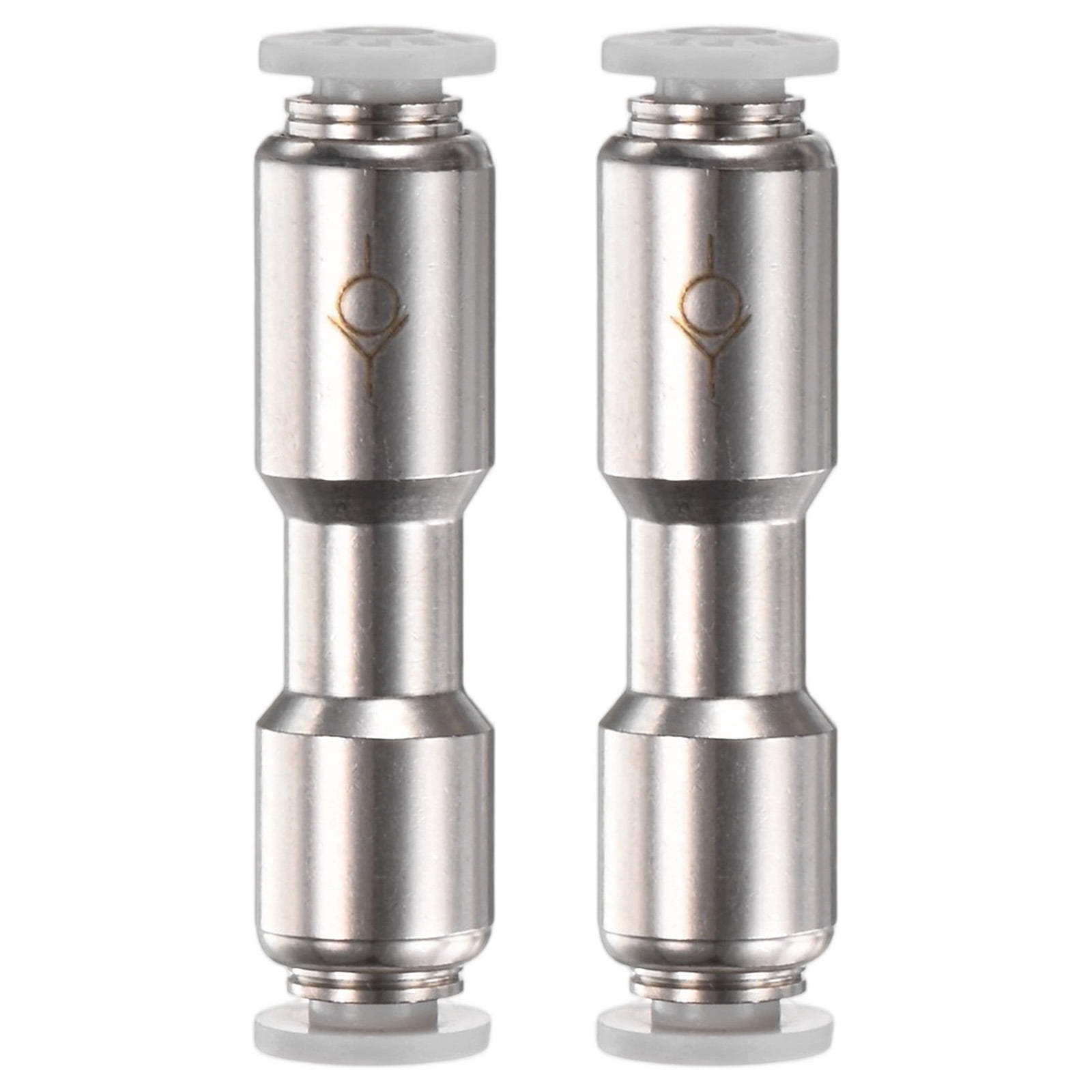 Uxcell 5/32" OD Check Valve, Nickel Plated Brass Push to Connect ...