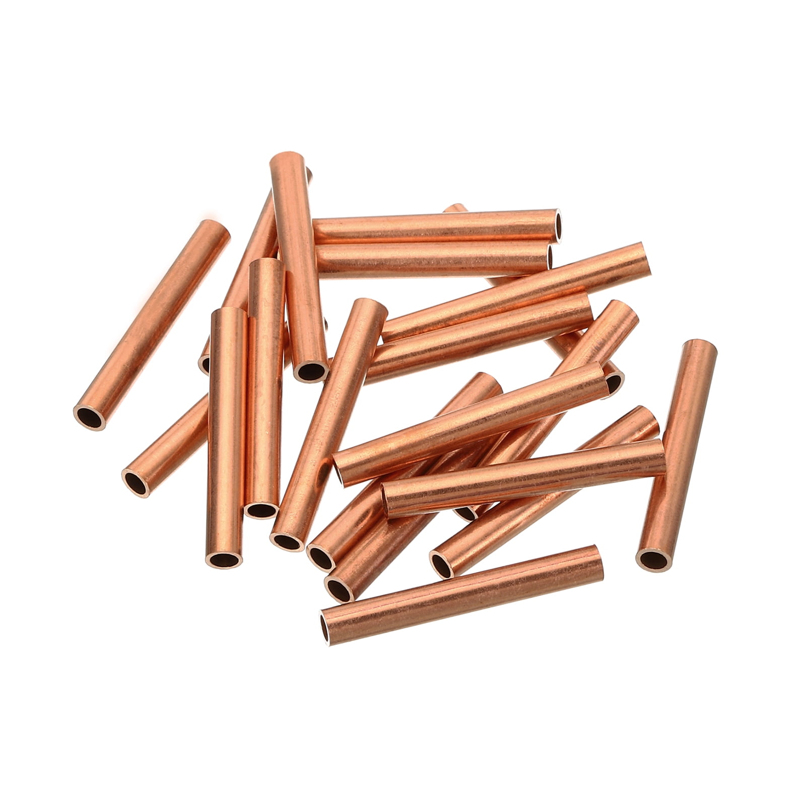 Uxcell 5/32" OD x 0.5mm Wall Thickness x 30mm Length 99.9% Copper Tube ...