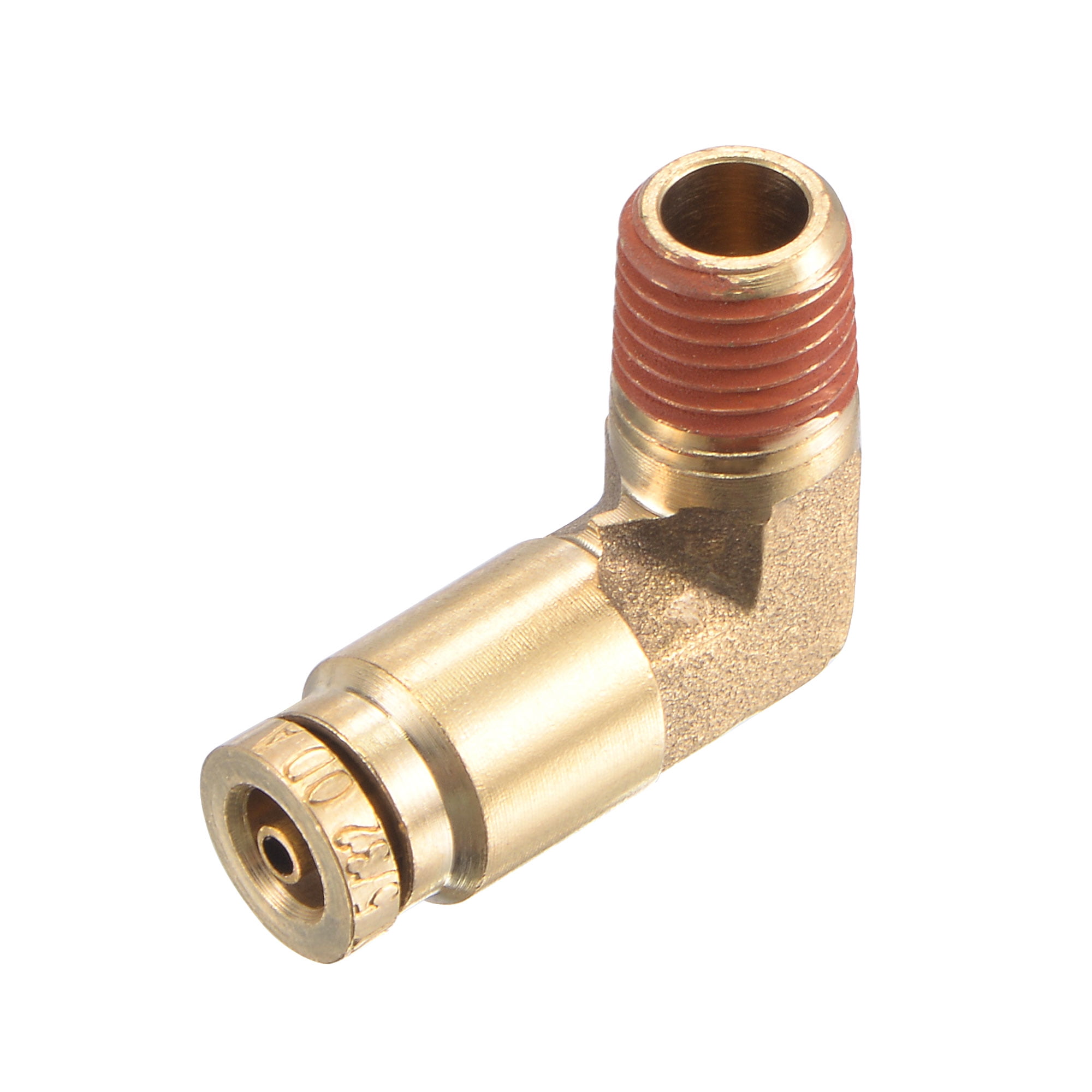 Uxcell 5/32" Tube OD x 1/16 NPT Male Thread Brass Push to Connect Fitting Elbow - Walmart.com