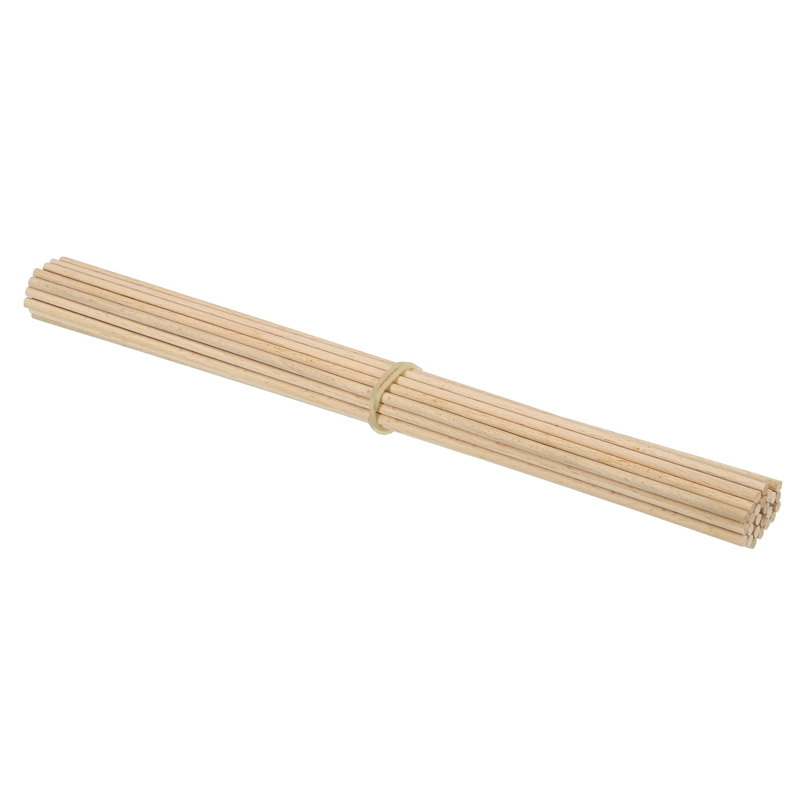 Uxcell 5/32 x 12 Inch Dowel Rods Wood Sticks Unfinished Wooden Dowel ...