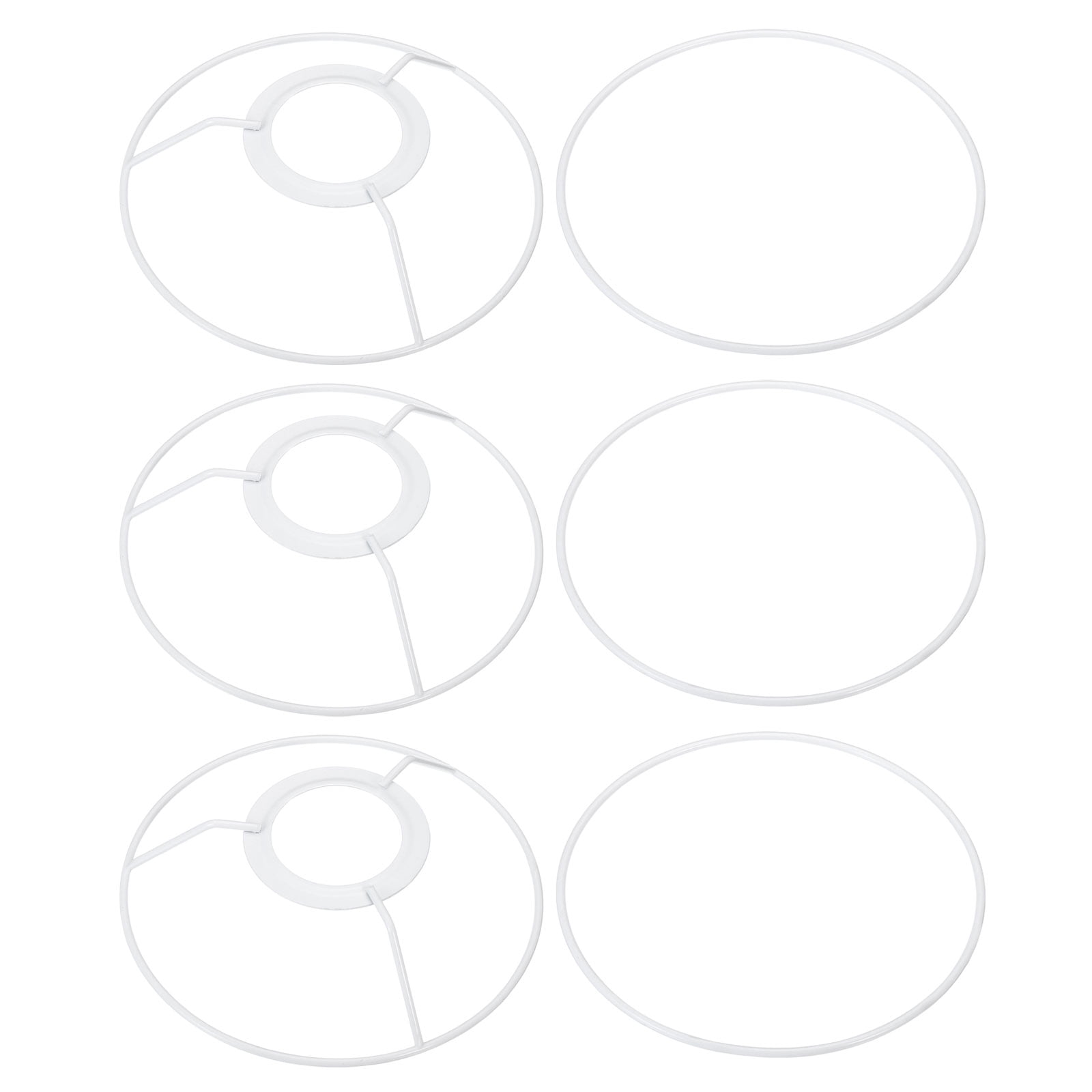 Uxcell 5.5" E26 E27 Lamp Shade Ring Frame with European Fitter, 3pcs ...