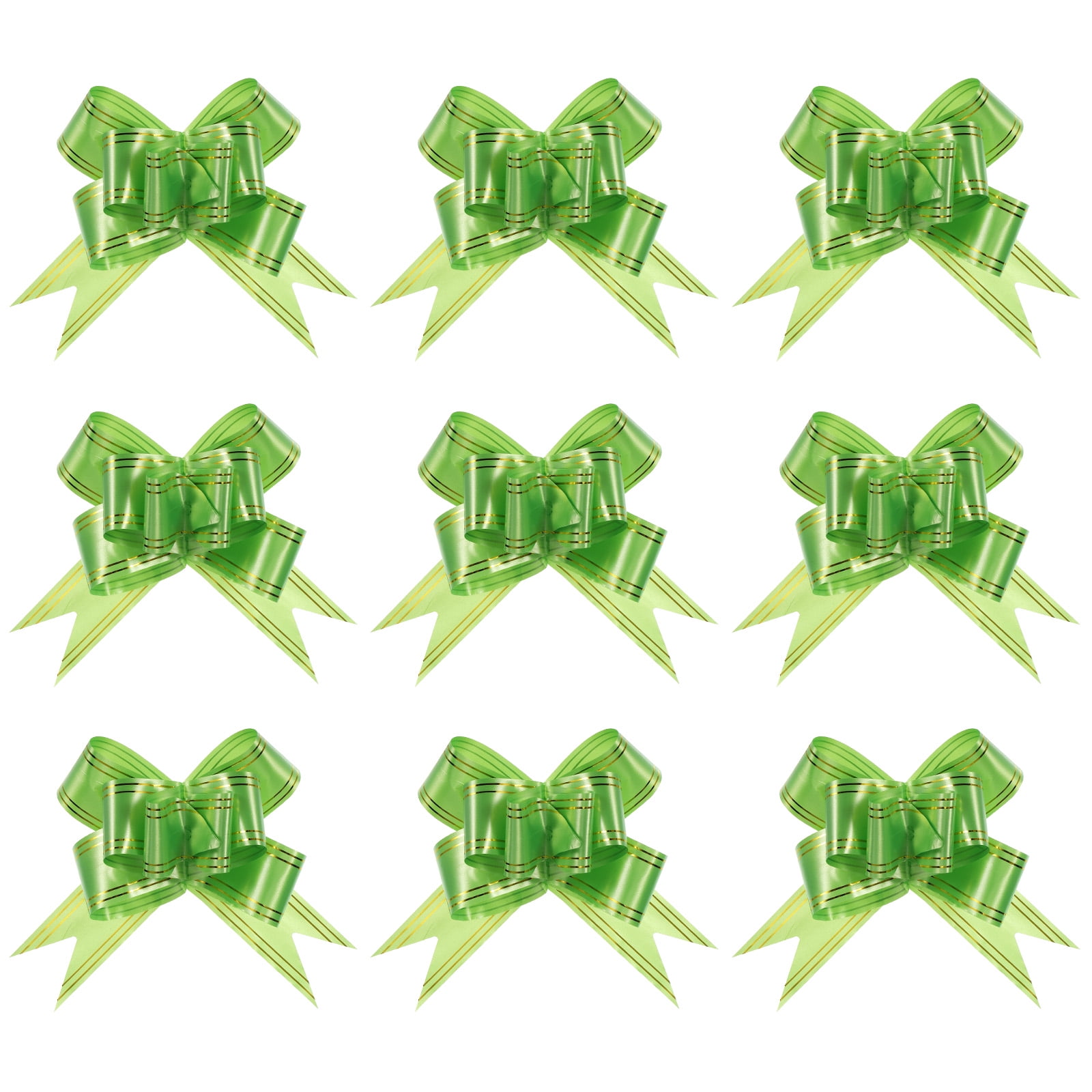 Uxcell 5.5" Plastic Gift Wrap Bows Christmas Pull Bow Baskets Present ...