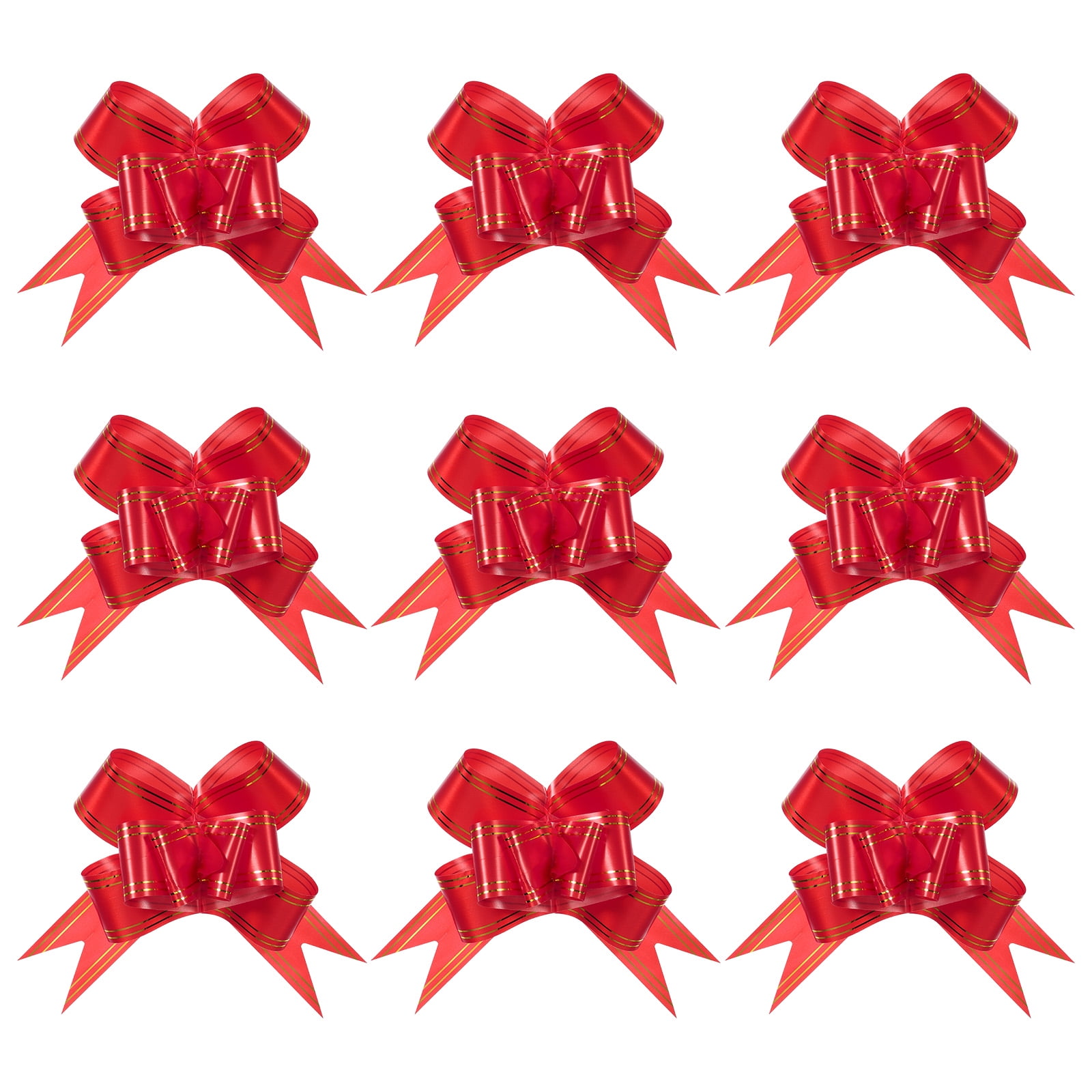 Uxcell 5.5" Gift Wrap Bows Christmas Pull Bow Baskets Present Wrapping ...