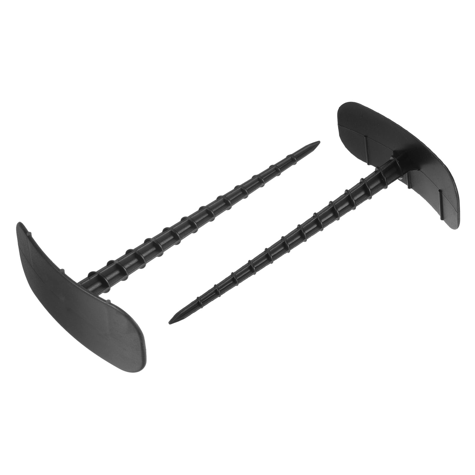 Uxcell 5.5" Plastic Ground Tarp Stakes Sturdy Fabric Support Garden ...