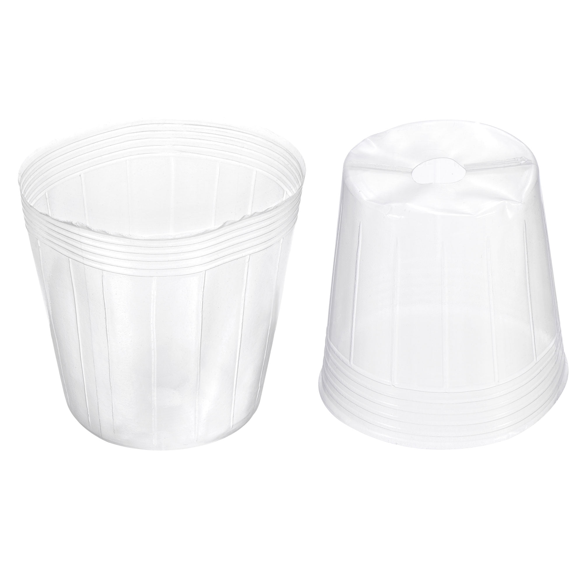 Uxcell 5.5'' Plastic Plant Nursery Pots Flower Starting Container ...