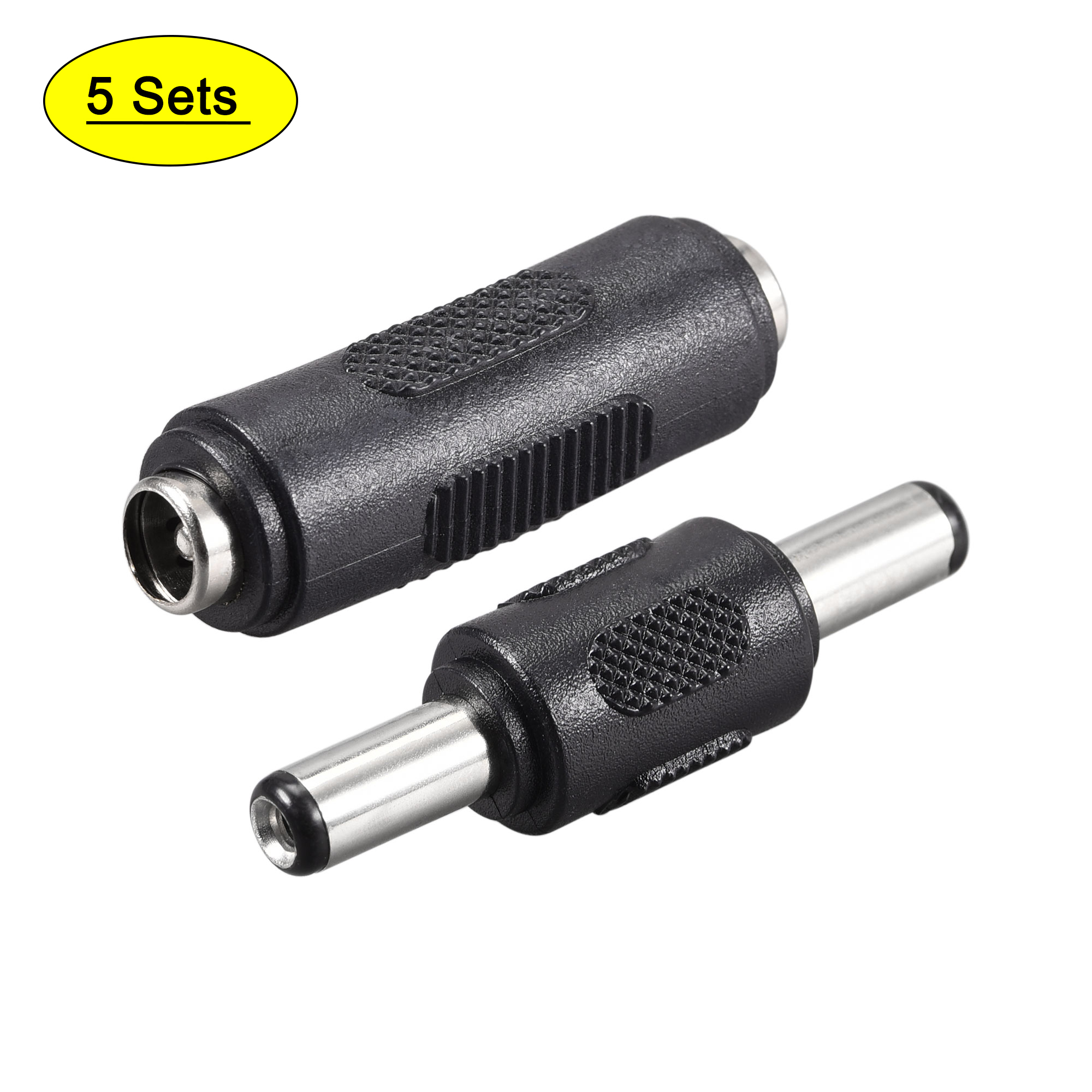 Uxcell 5.5mm x 2.1mm DC Power Connectors (5 Male-Male & 5 Female-Female), 10 Count - Walmart.com