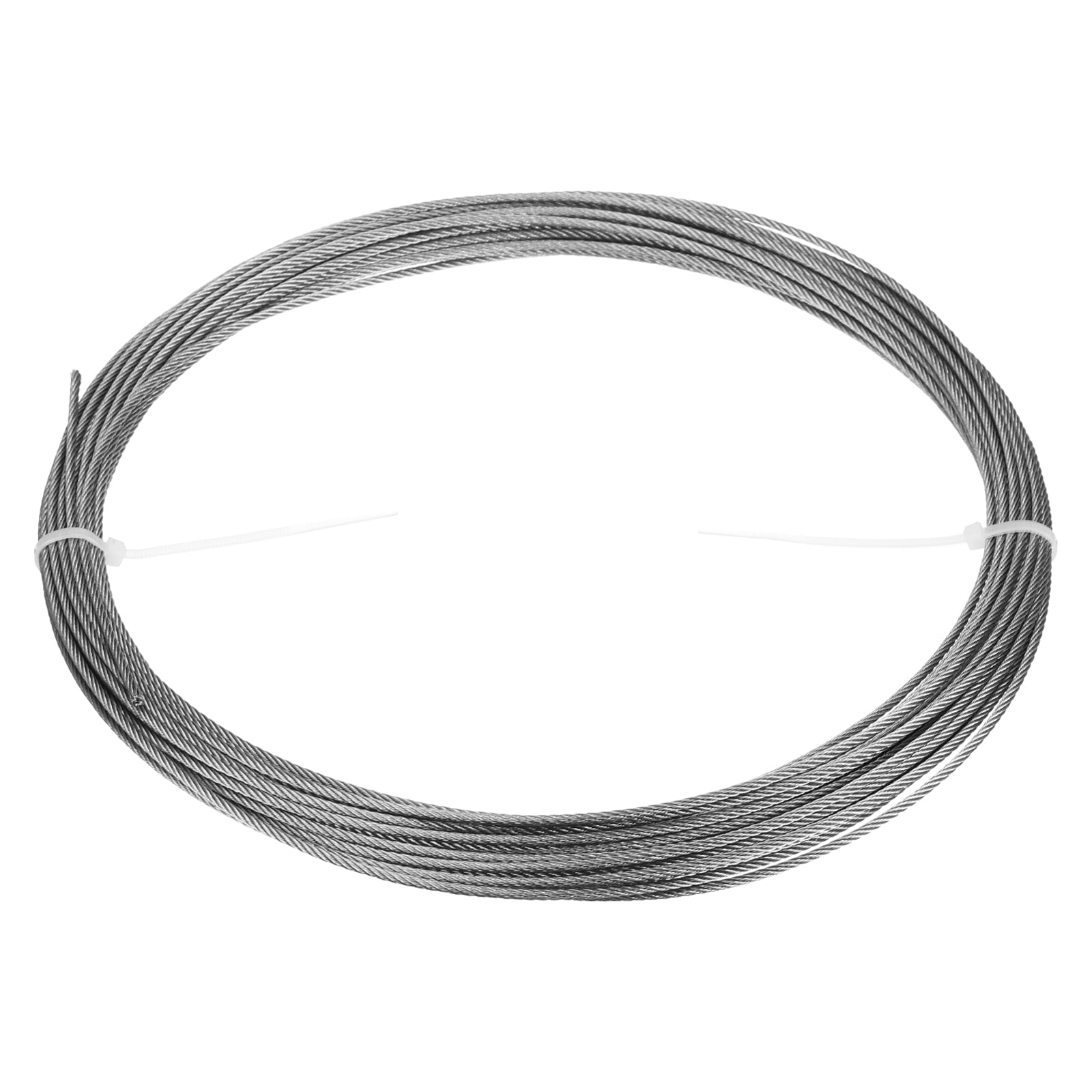 Uxcell 5/64" (2mm) 50ft (15M) 304 Stainless Steel Cable Wire Rope 7x7 ...