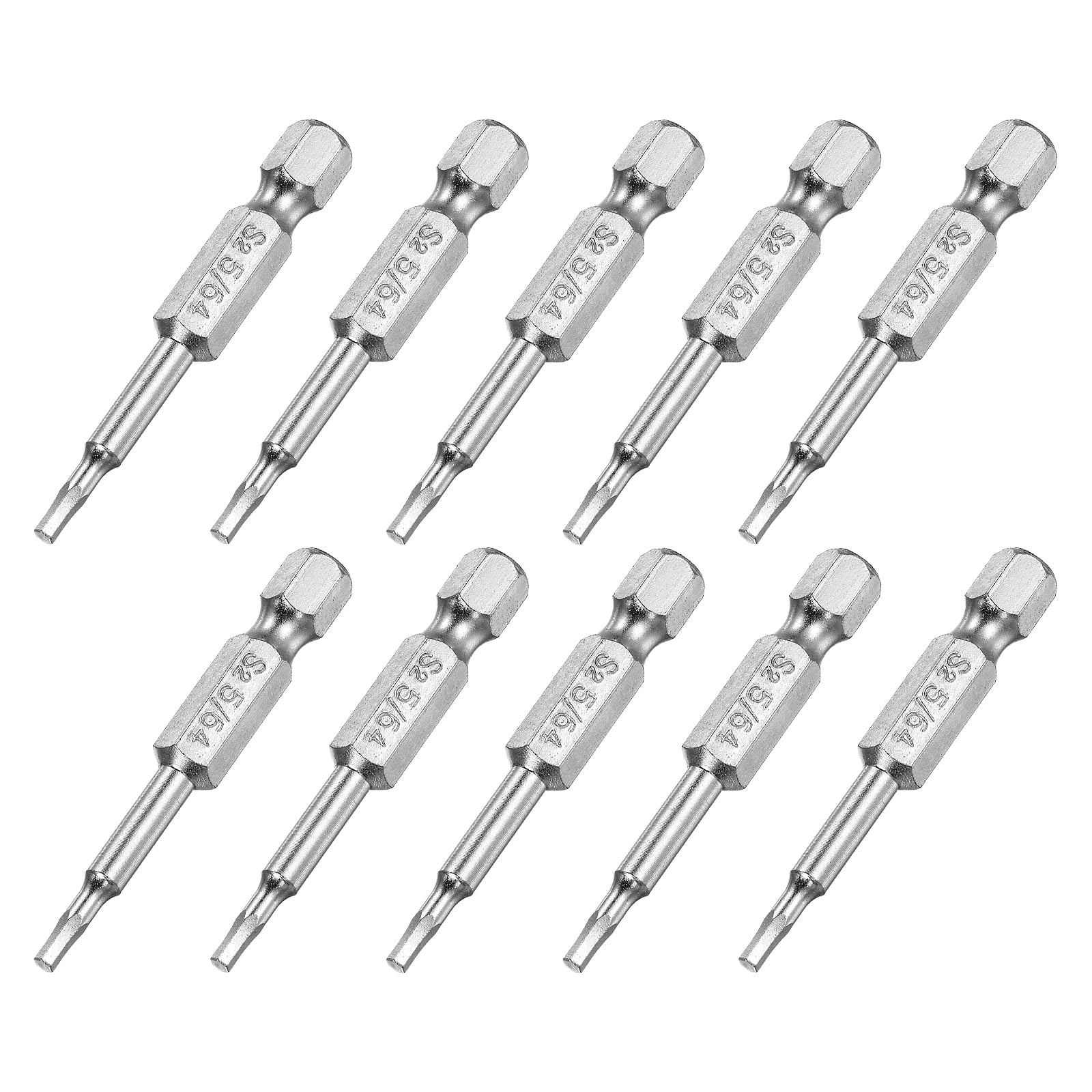 Uxcell 5/64" Magnetic Hex Head Screwdriver Bit, 1/4" Hex Shank 2 ...