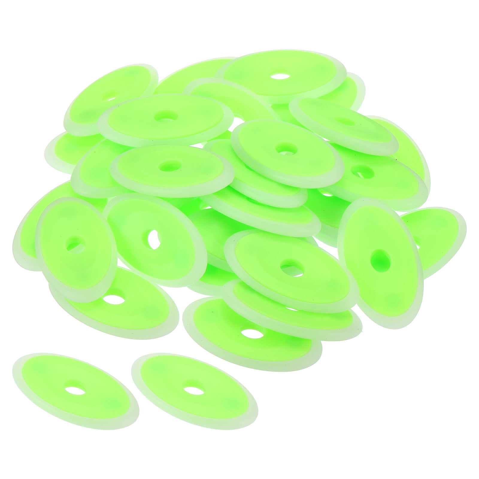 Uxcell 5.6x3.2cm Erasable Pen Eraser, 30 Pack Oval Hollow Eraser for ...