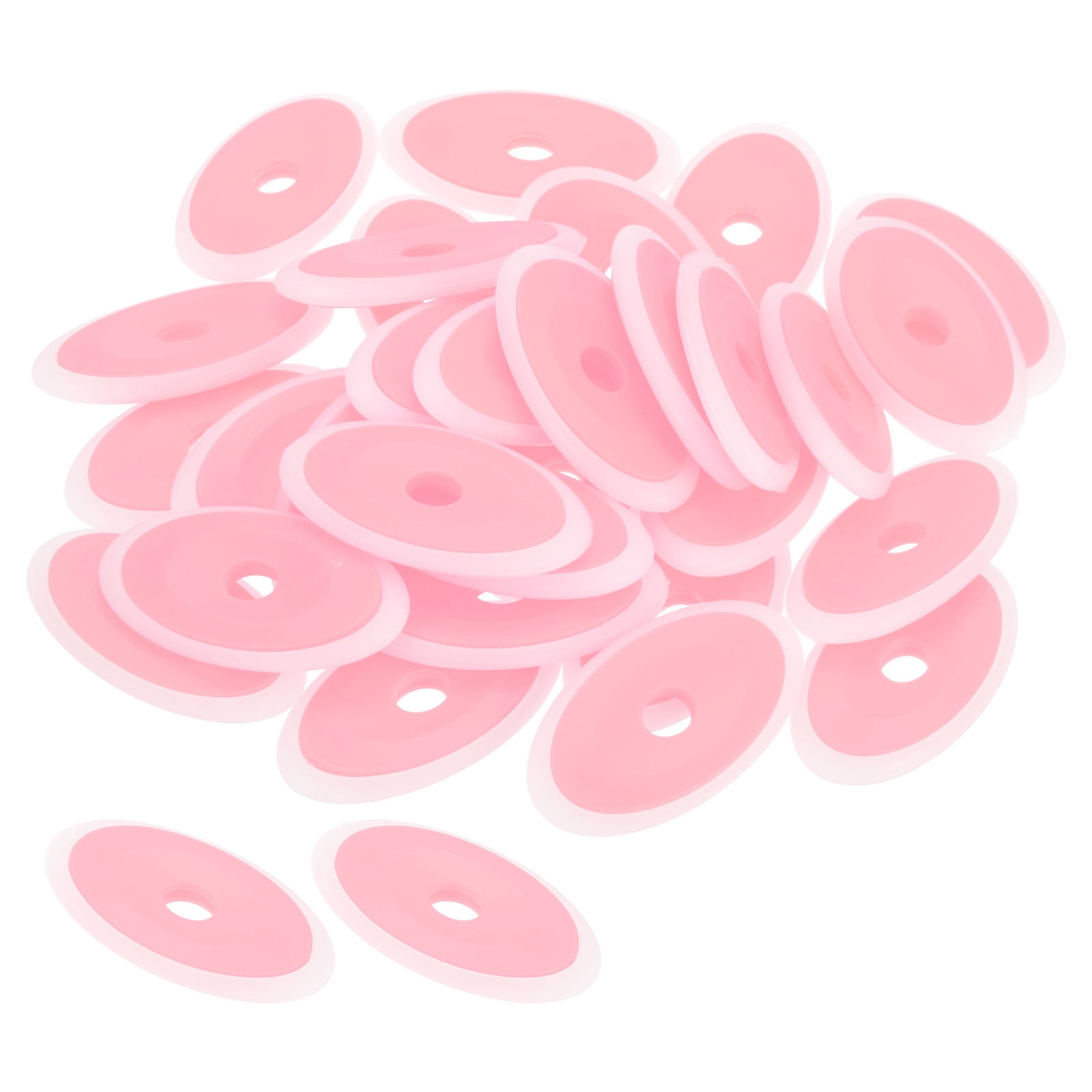 Uxcell 5.6x3.2cm Erasable Pen Eraser, 30 Pack Oval Hollow Eraser for ...