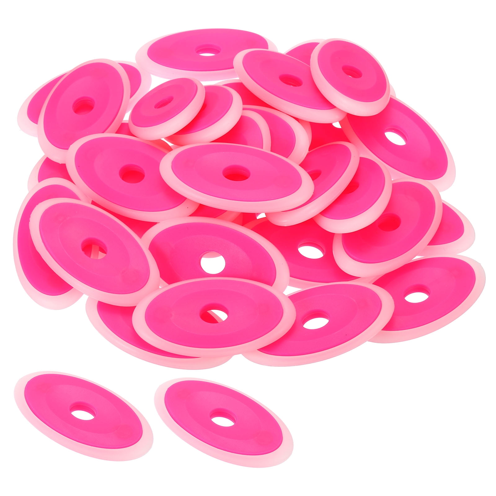 Uxcell 5.6x3.2cm Erasable Pen Eraser, 30 Pack Oval Hollow Eraser for ...