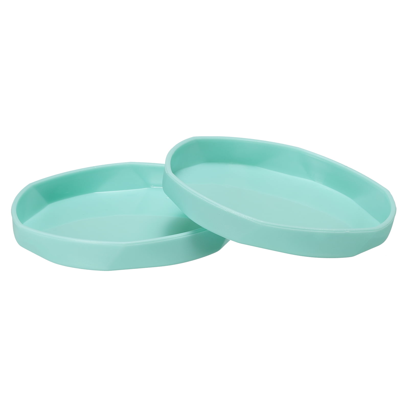 Uxcell 5.7" Plastic Hexagonal Round Planter Pot Saucer Flower Drip Tray ...