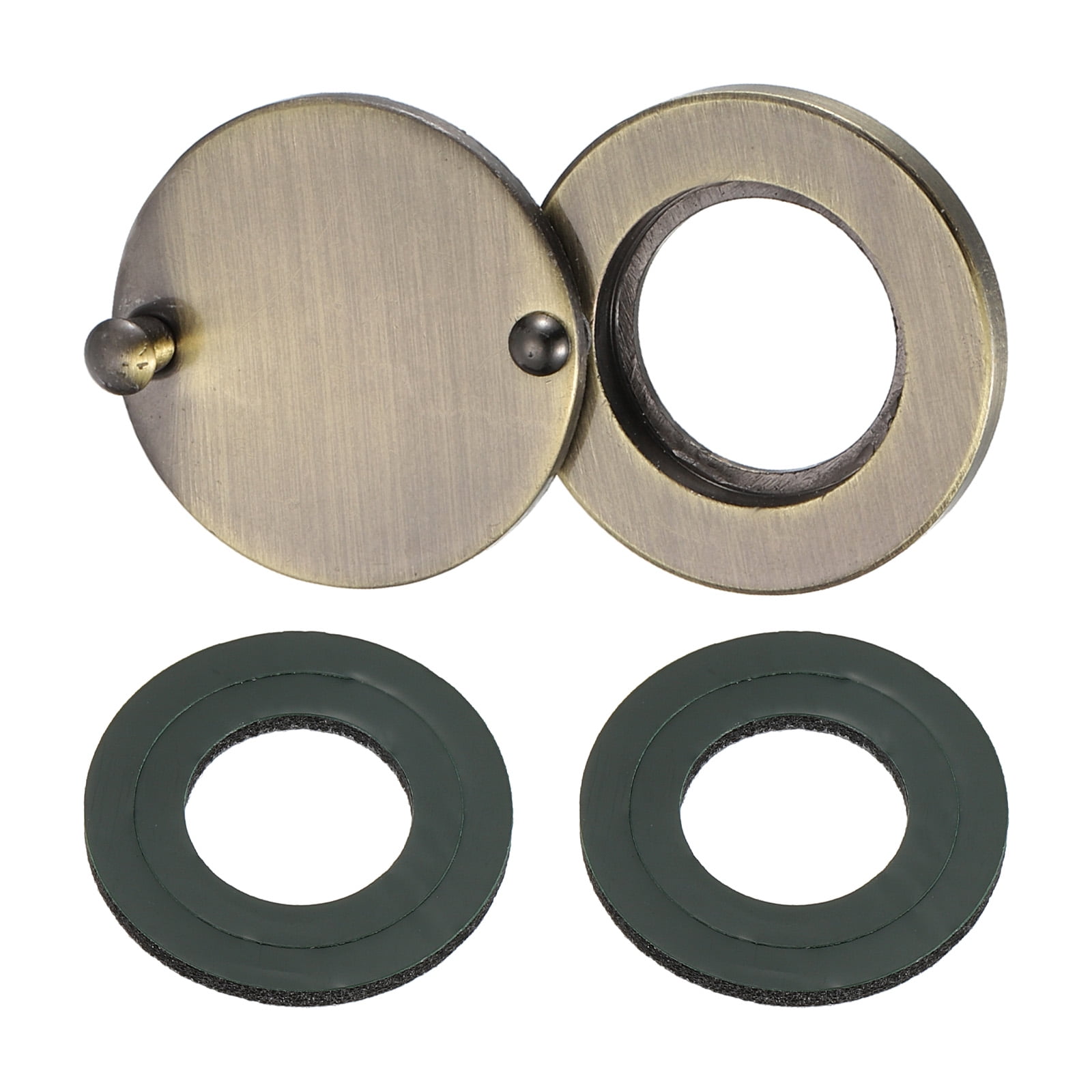 Uxcell Copper Peephole Cover Rotating Door Viewer Covers With Self ...