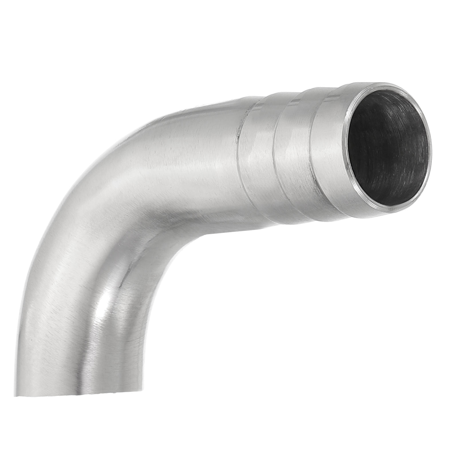 Uxcell 5/8in Sanitary Hose Barb Fitting, 90 Degree Elbow Hose Barb Pipe Fitting Single End Hose ...