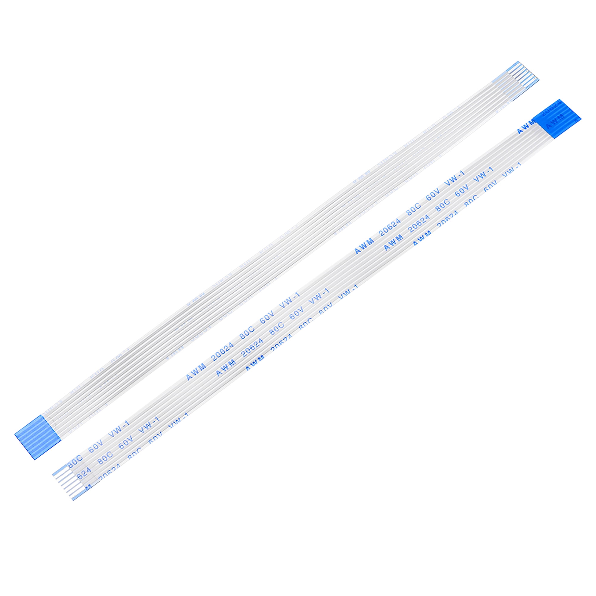 Uxcell 5.9" 0.03'' Pitch 12 Pins FPC FFC Flexible Ribbon Cable (A type ...