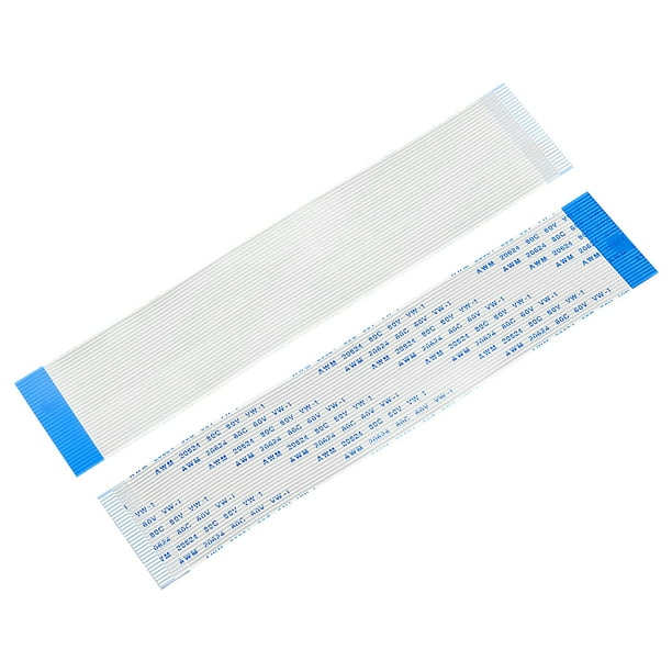 Uxcell 5.9" 0.03'' Pitch 18 Pins FPC FFC Flexible Ribbon Cable (B type ...