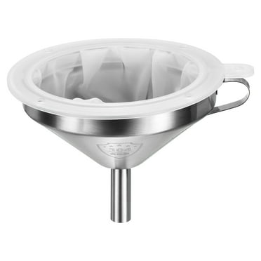 Norpro Stainless Steel Funnel With Strainer - Walmart.com