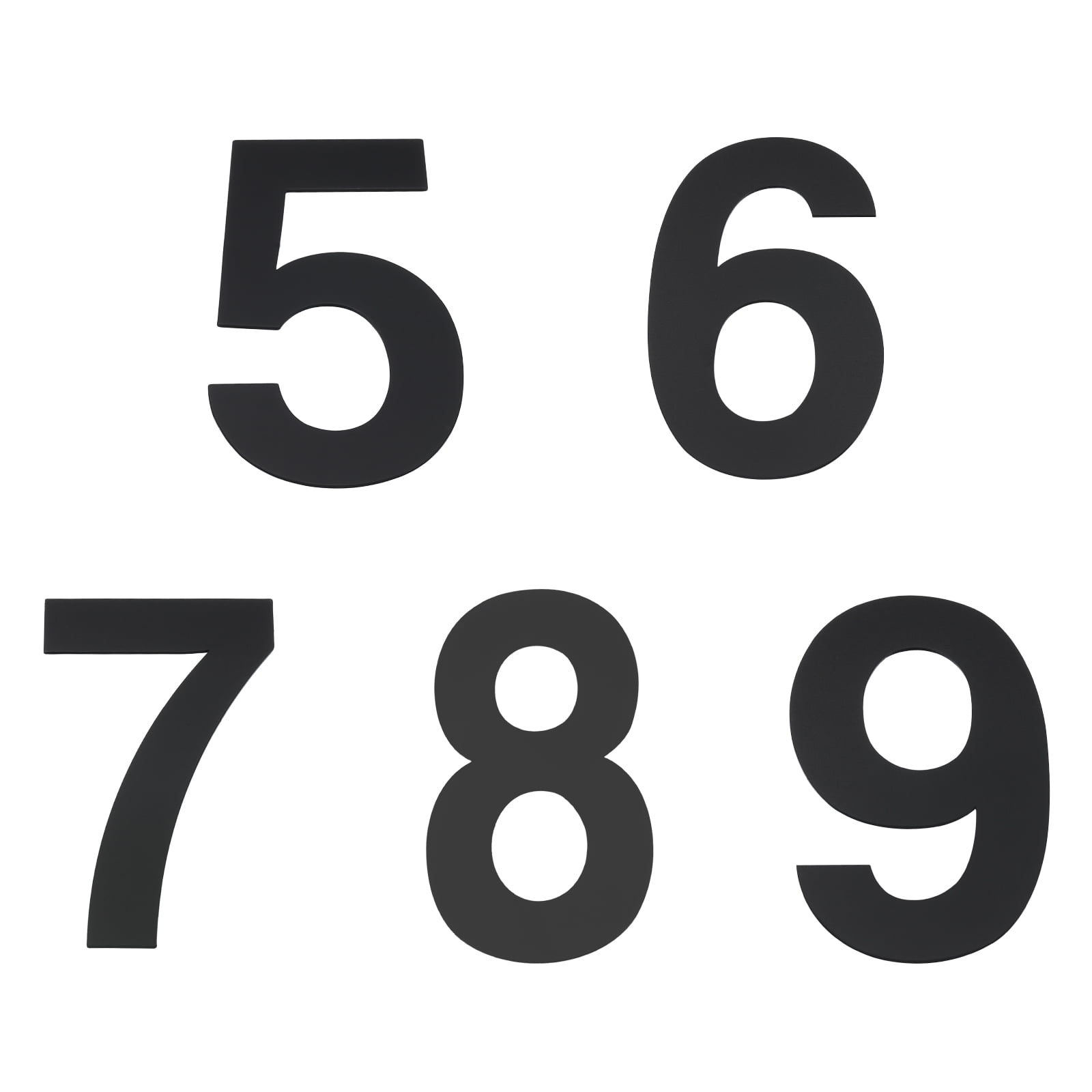 Uxcell 5-9 House Numbers Self-Adhesive for Outside Stick On, 1 Set ...