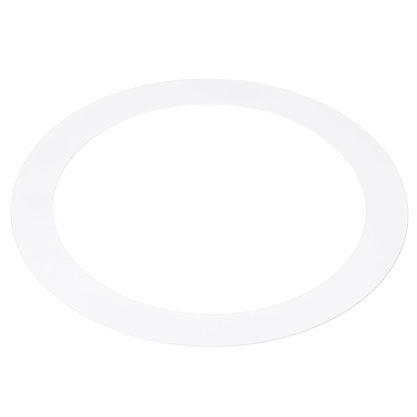 Uxcell 5.9" ID 8.1" OD Goof Rings for Recessed Light Gloss White Goof ...