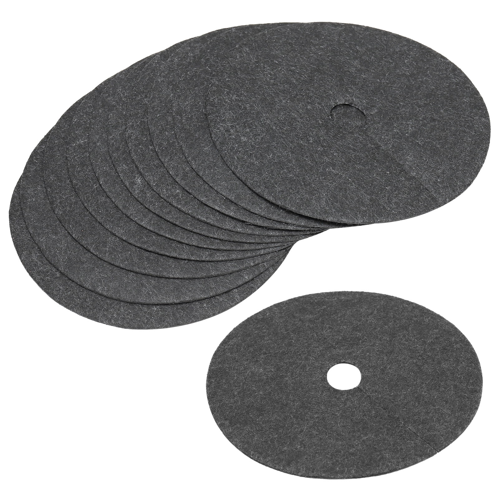 Uxcell Tree Mulch Ring Nonwoven Tree Protector Mat Plant Cover Black 18 ...