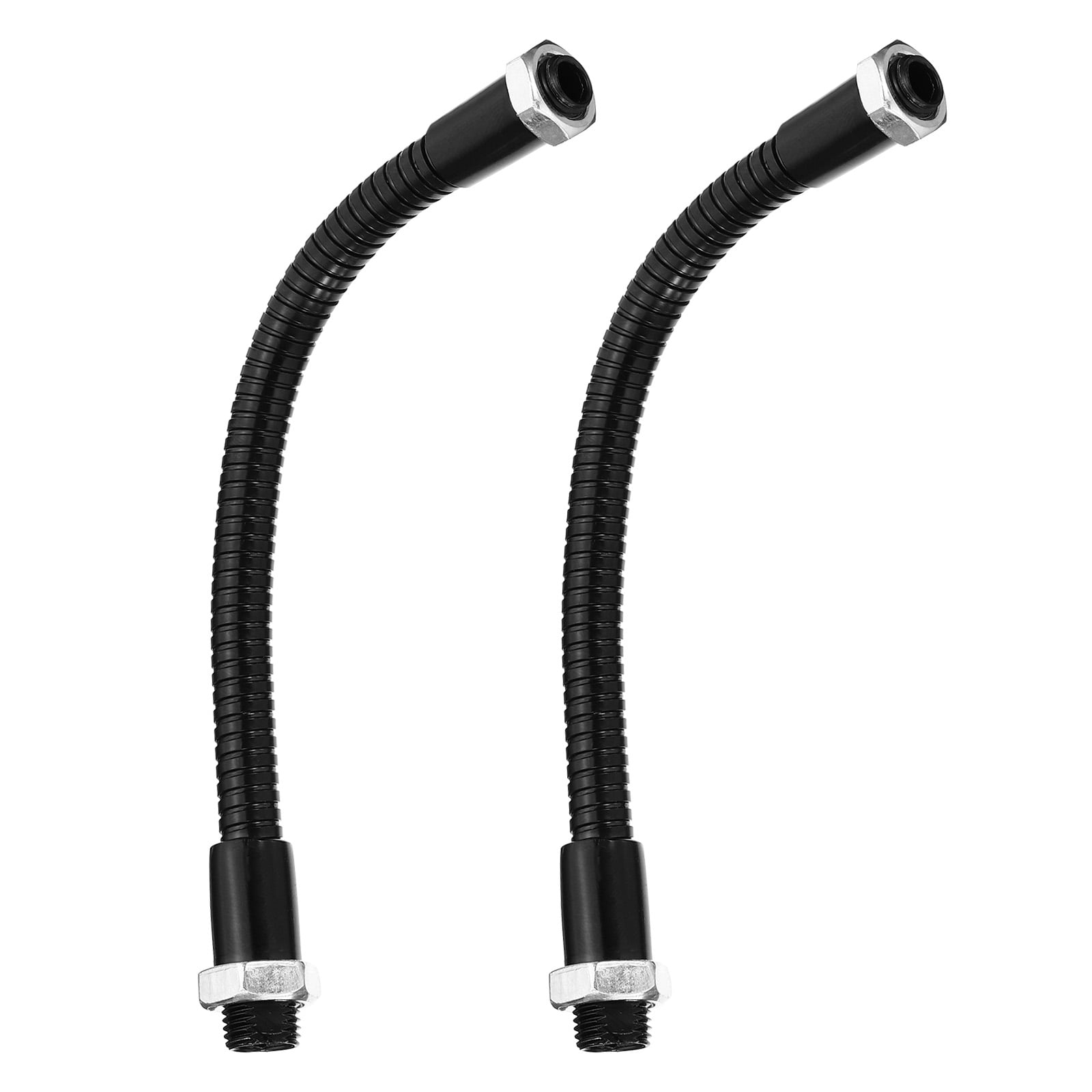 Uxcell 5.9" Universal Gooseneck Hose, 2 Pcs M10 to M8 Fine Thread ...