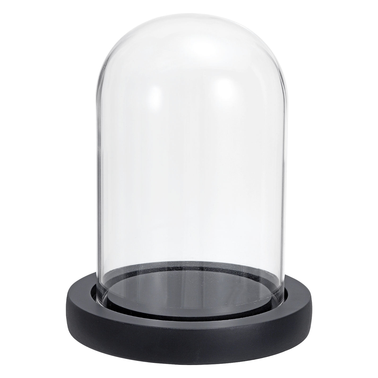 Uxcell 5.9"x3.3" Clear Cloche Glass Dome Glass Bell Jar Display Case ...