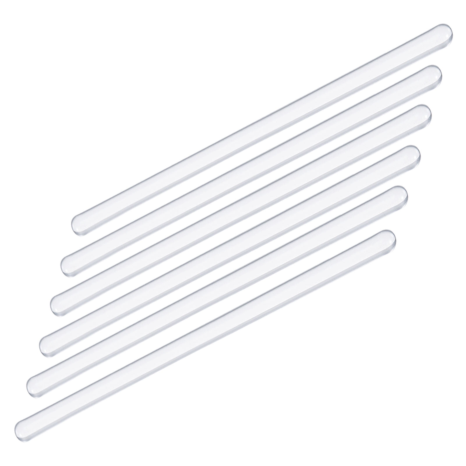 Uxcell 5.91" length 8mm Dia Borosilicate Glass Stick Stir Rod Mixing ...