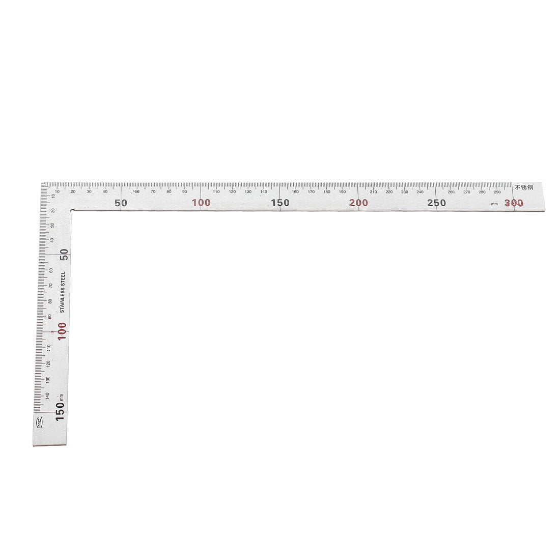 Uxcell 5.91''x11.81'' L Square Framing Square 90 Degree Scale Ruler ...