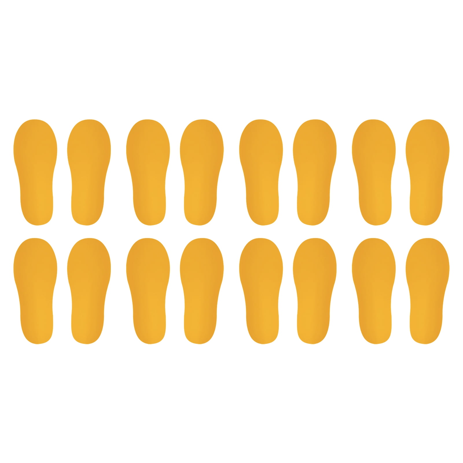 Uxcell 5.9x2.3" Footprints Floor Stickers Footprint Wall Stair Decal ...