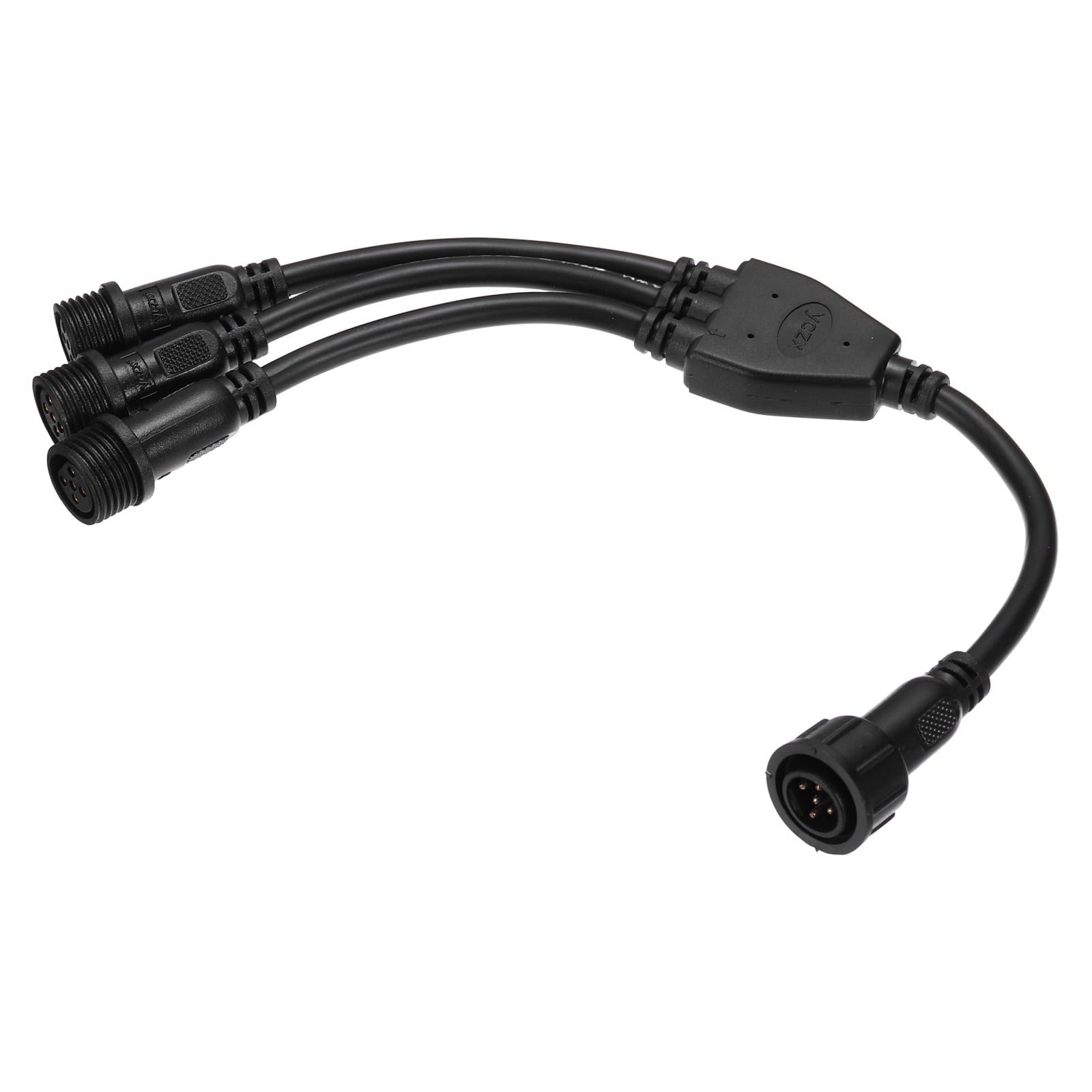 Uxcell 5-Core 5 Pin Y Splitter Connector, 30cm 22AWG IP65 Y Shape 1 ...