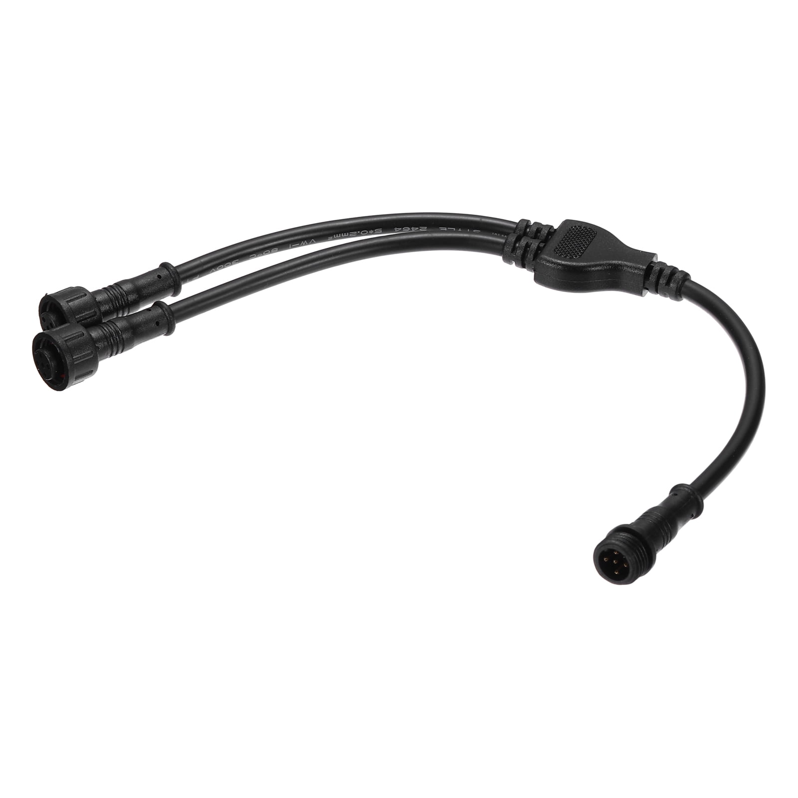 Uxcell 5-Core 5 Pin Y Splitter Connector, 30cm 24AWG IP65 Y Shape 1 ...