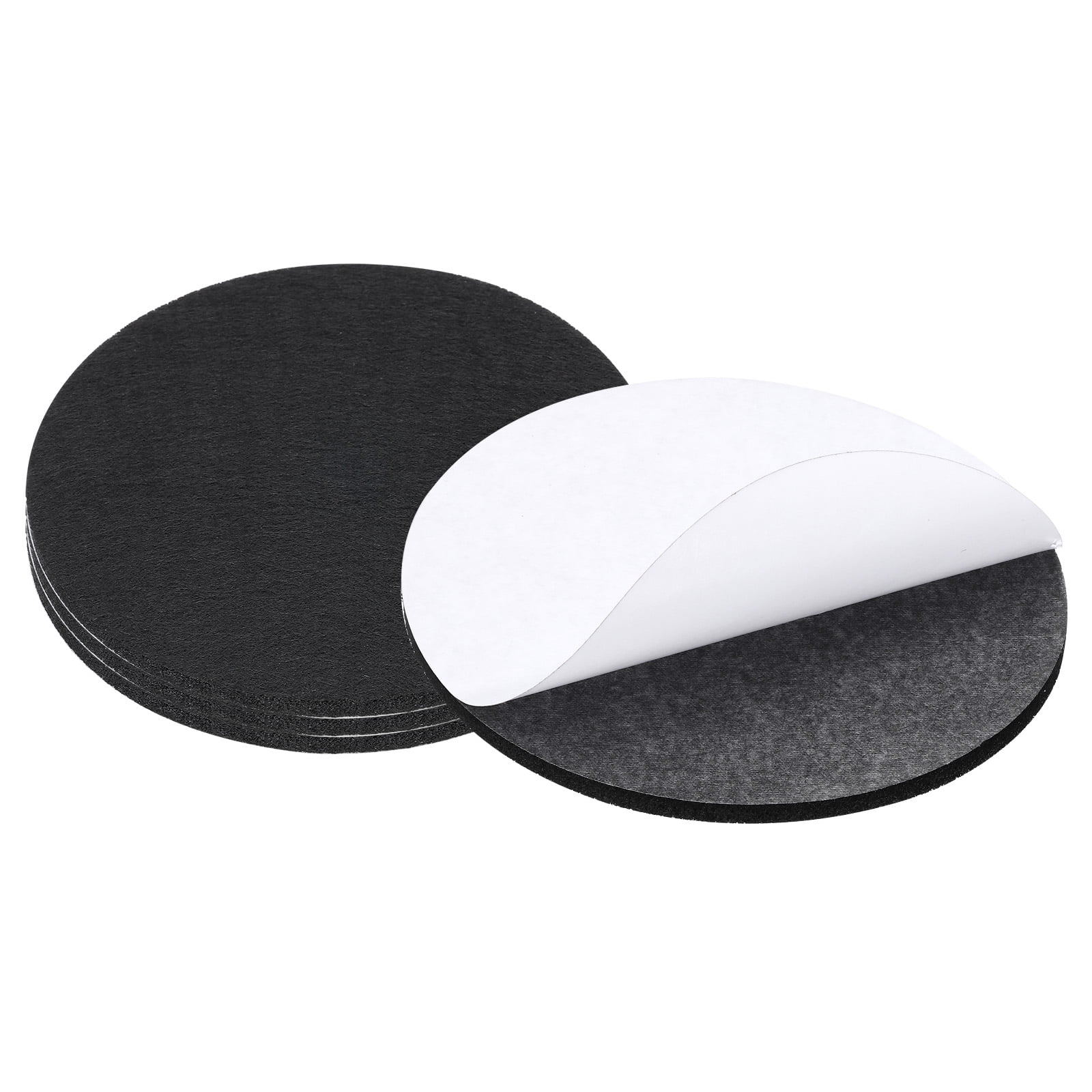 Uxcell 5" Diameter Felt Furniture Pads, 4 Pcs 1/2" Thick Lamp Base Felt ...