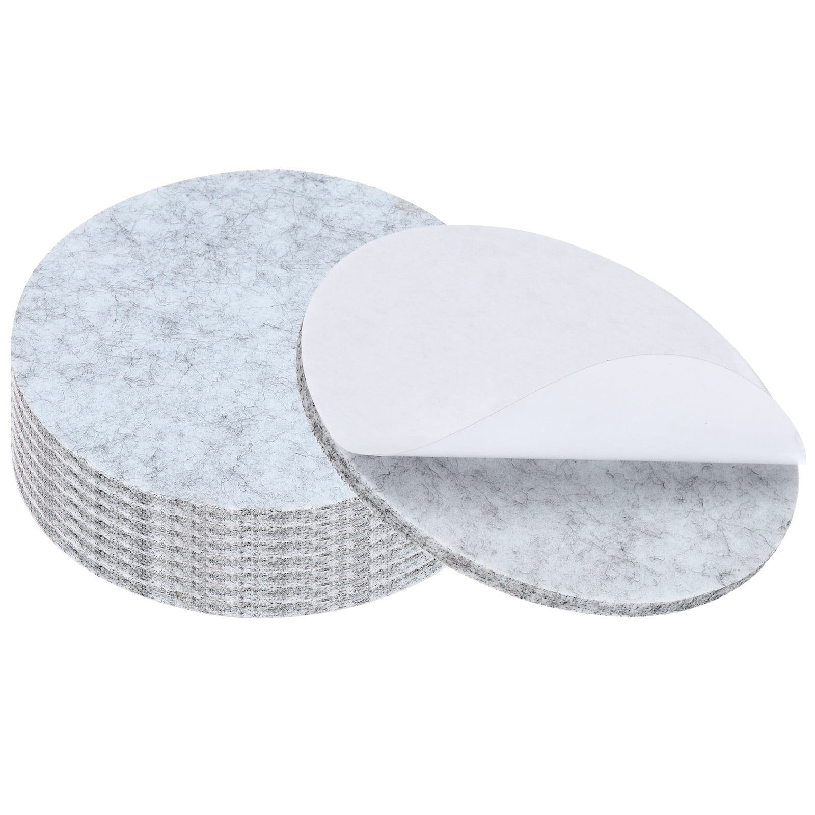 Uxcell 5" Diameter Felt Furniture Pads, 8 Pcs 1/2" Thick Lamp Base Felt ...